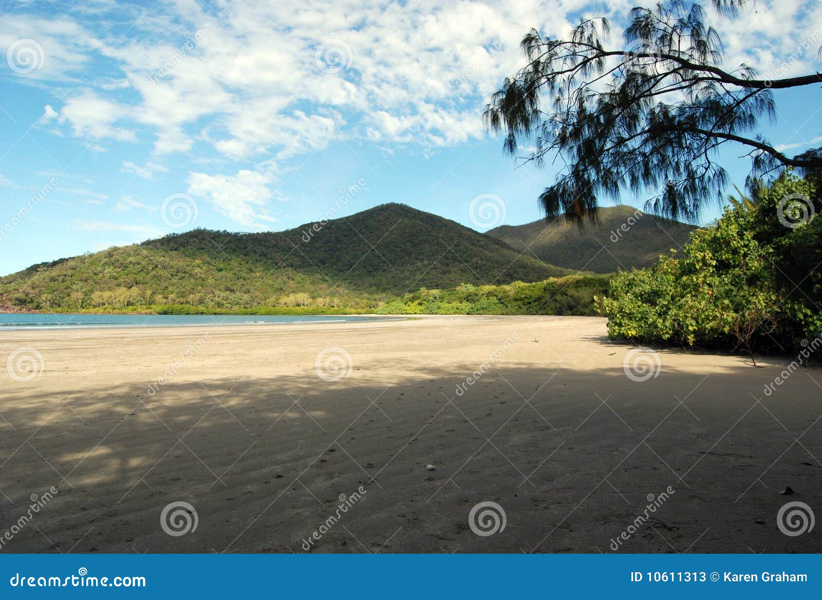 Zoe Bay on Hinchinbrook Island Stock Image - Image of beautiful ...