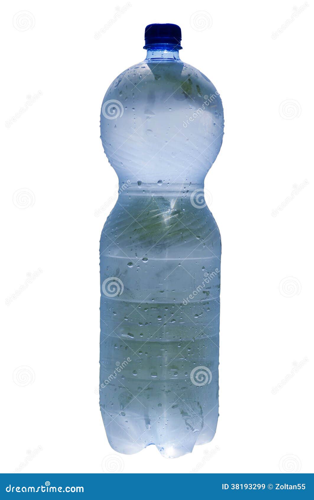 Zoet water. stock afbeelding. Image of koude, blauw, fles - 38193299