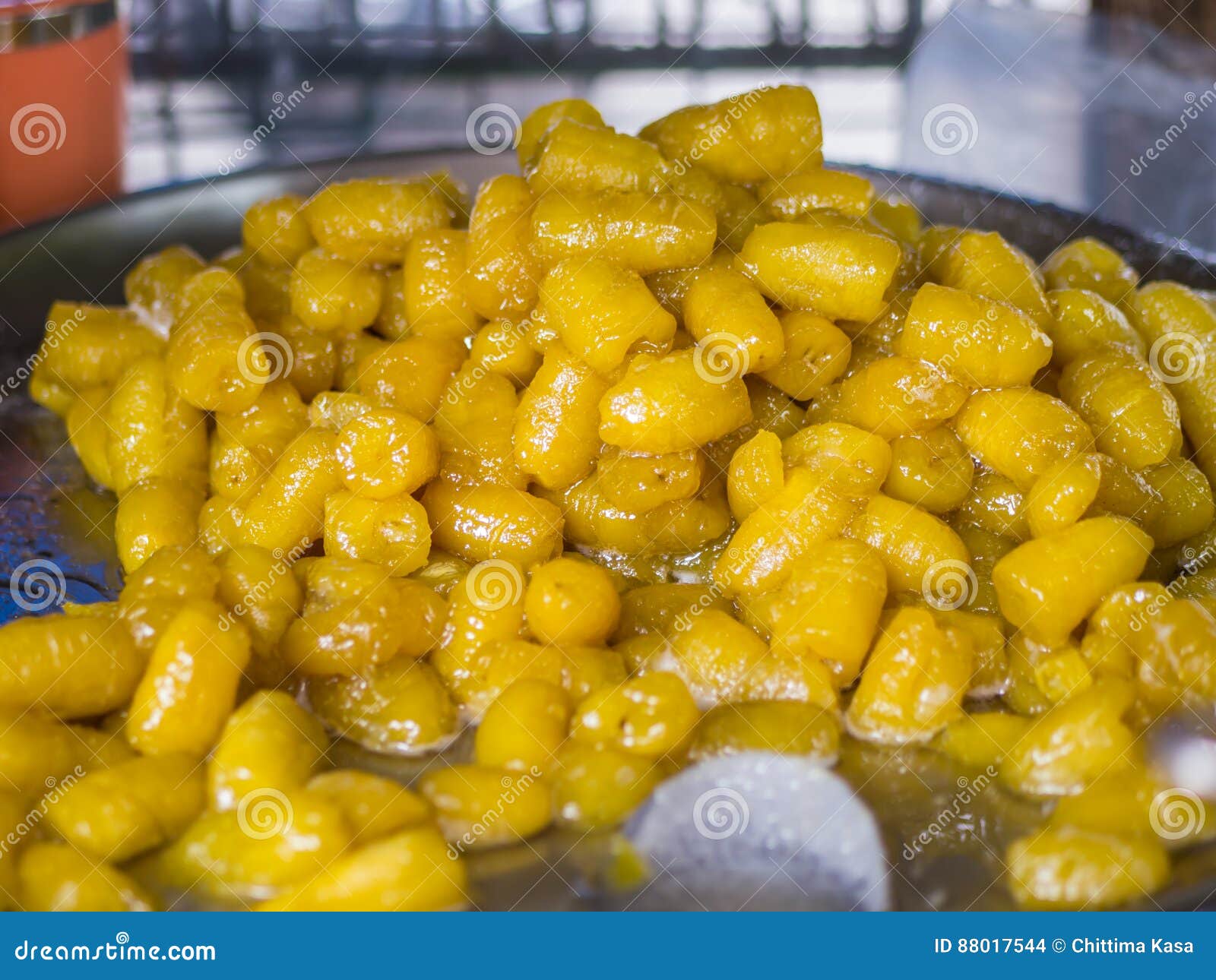 Zoete Banaan in Suikerstroop Stock Foto - Image of saus, heerlijk: 88017544