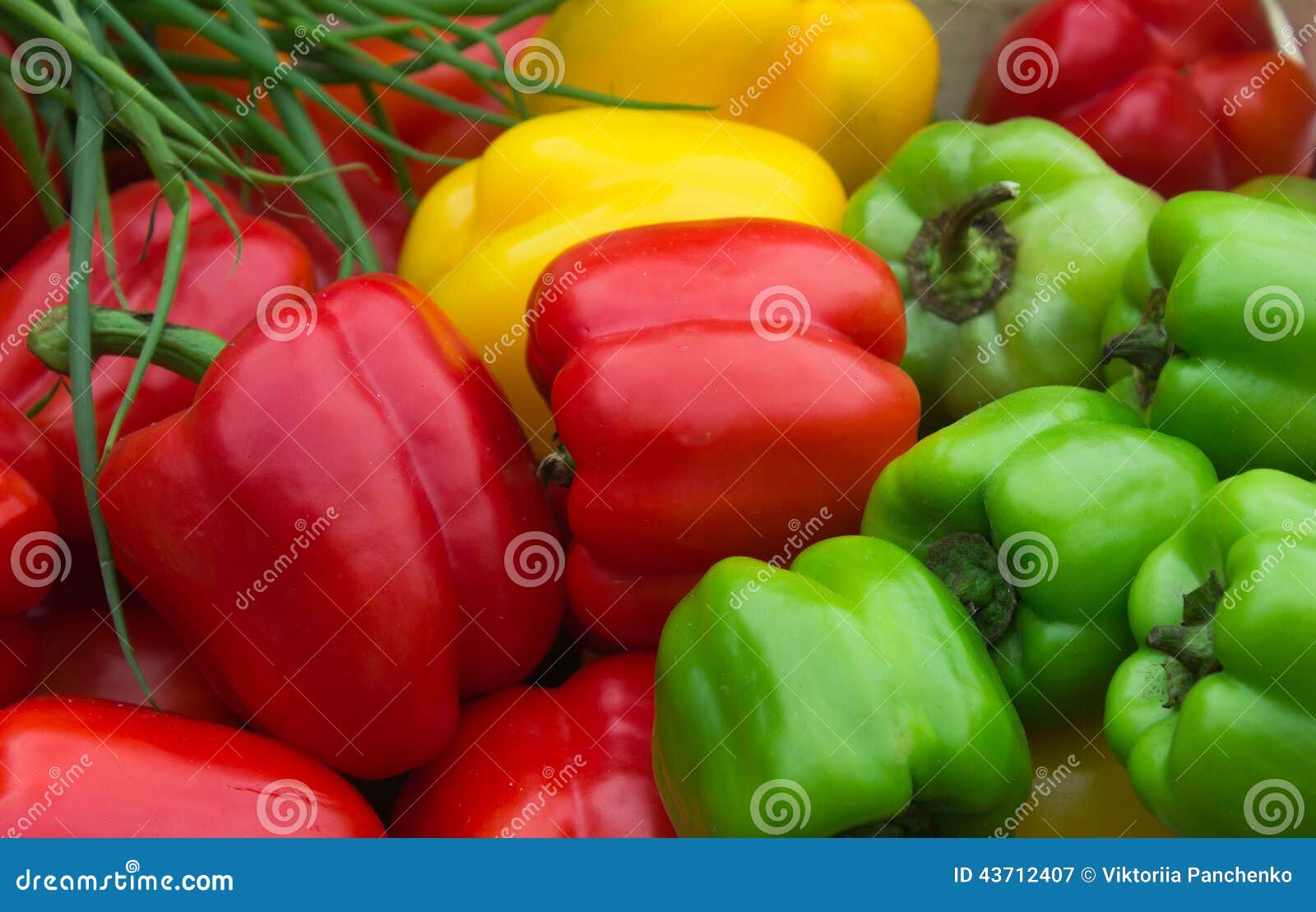 Zoete groene paprika's stock afbeelding. Image of zomer - 43712407