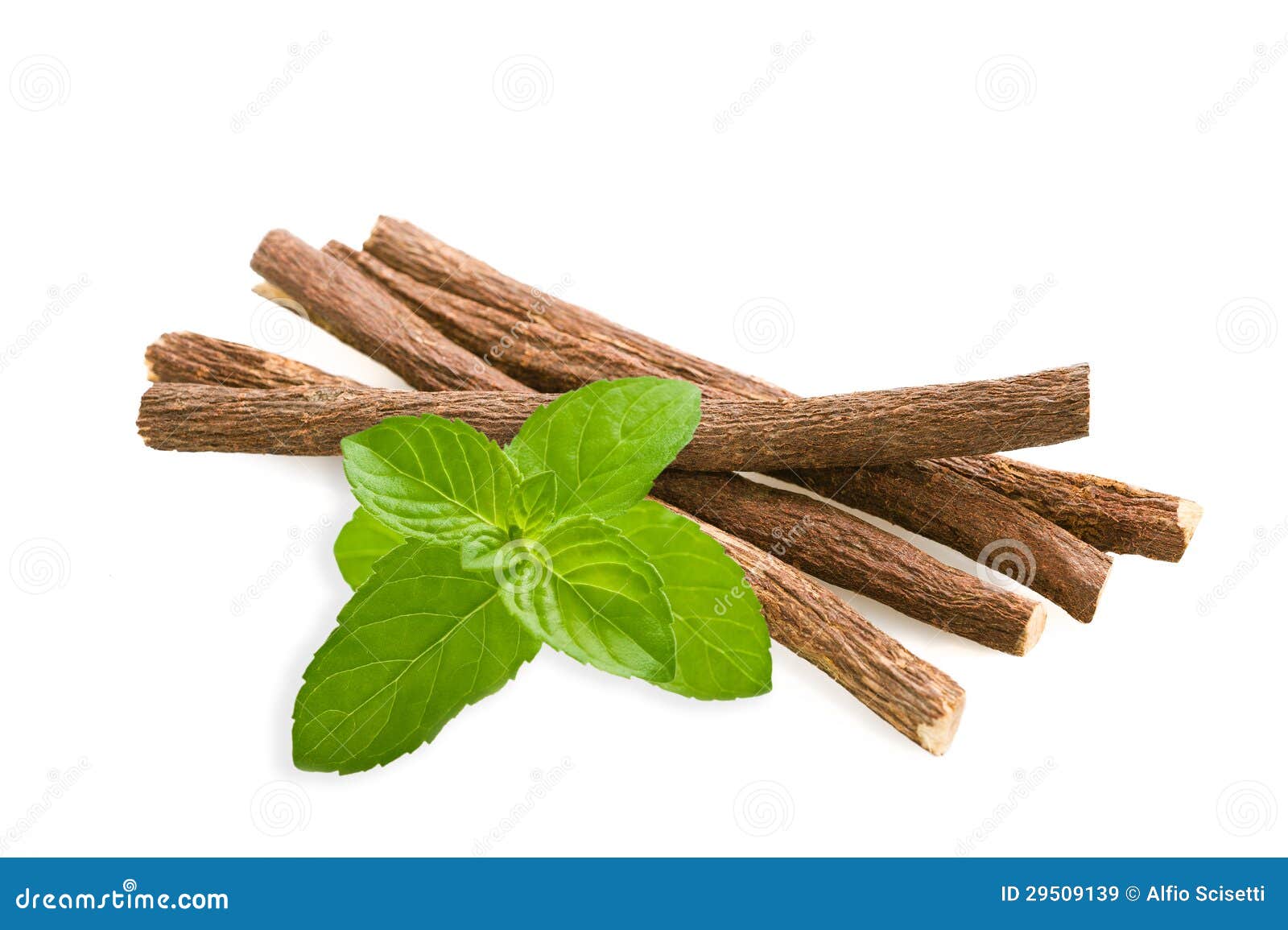 Zoethout en munt stock afbeelding. Image of nave, ayurveda - 29509139