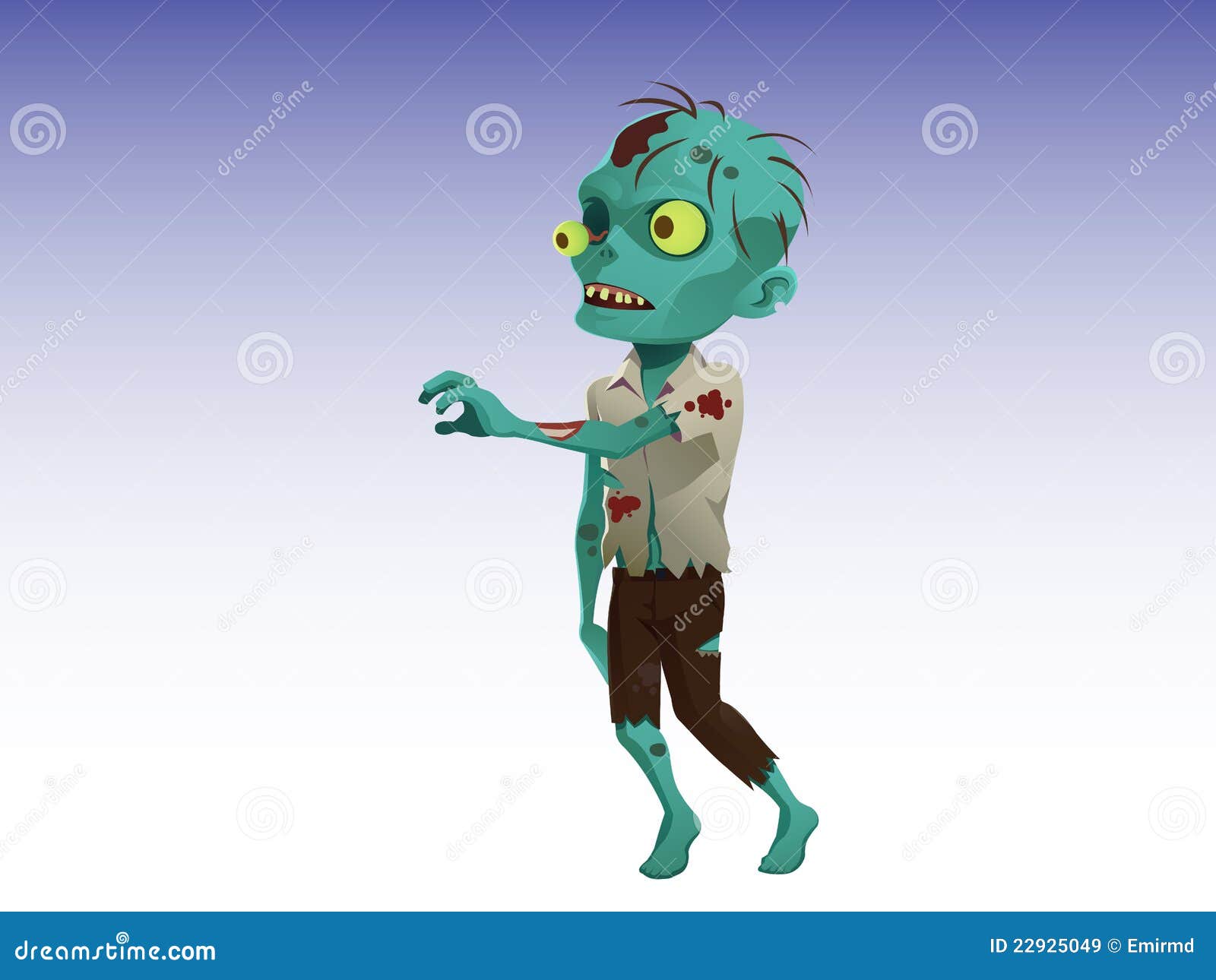 Zombie stock illustration. Illustration of halloween - 22925049