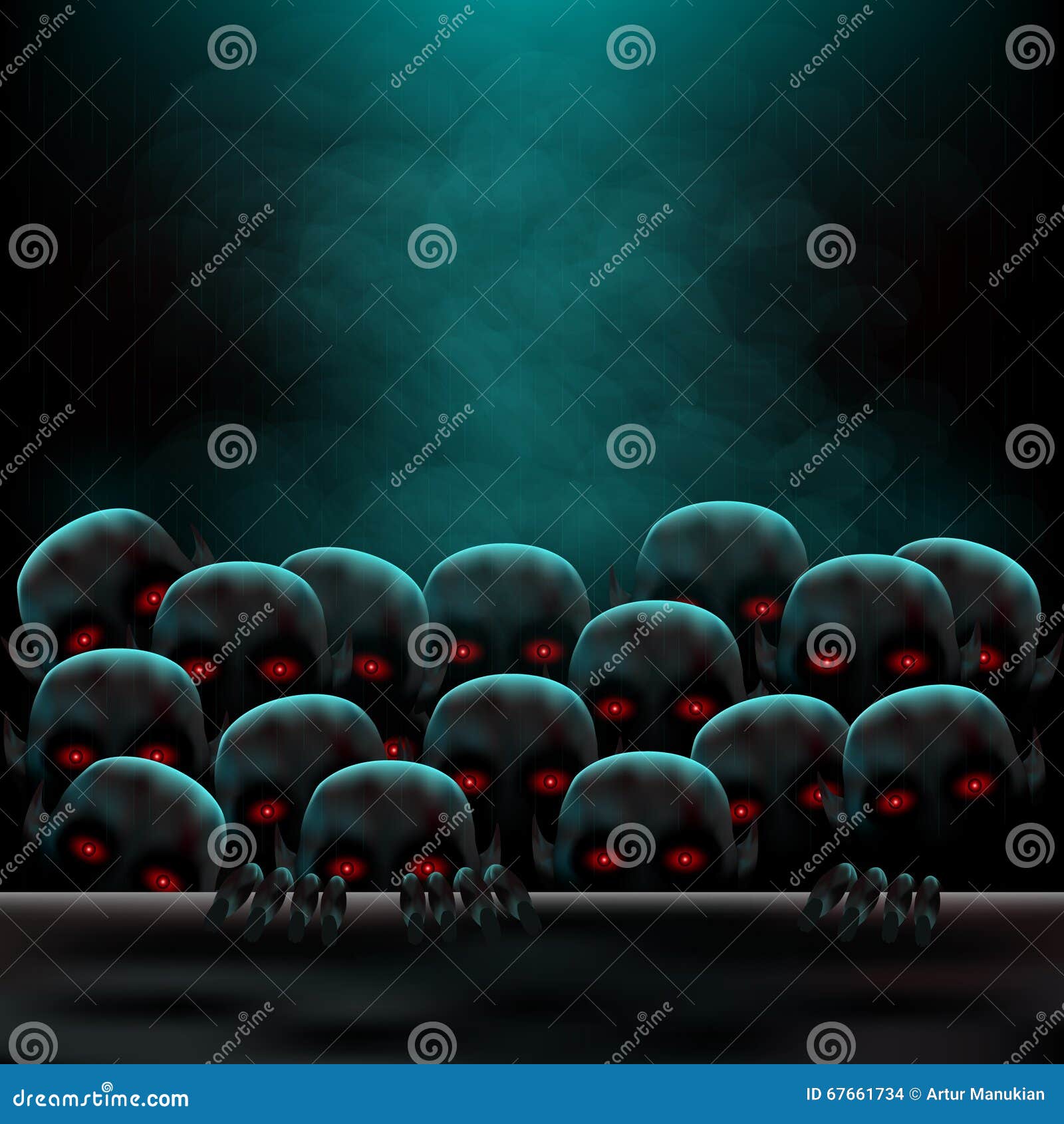 Zombie apocalypse 2 stock vector. Illustration of cruel - 67661734