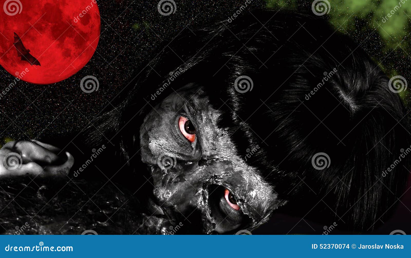 Zombie attack stock photo. Image of demonic, devil, eerie - 52370074