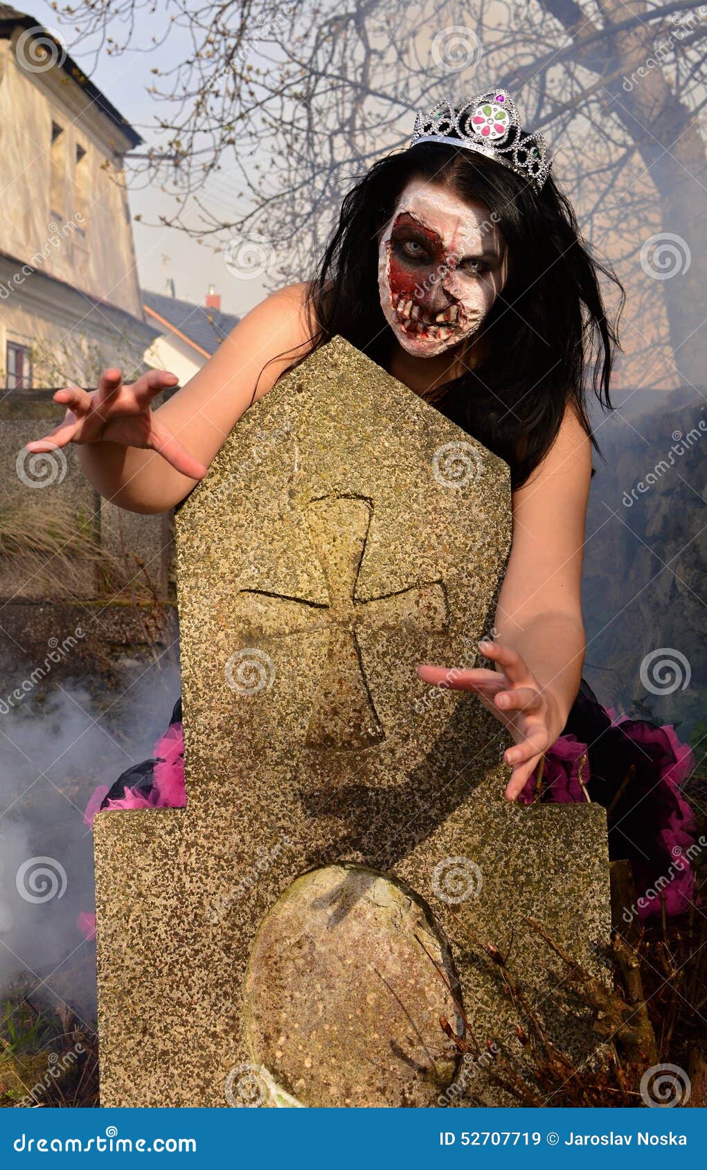 Zombie attack stock image. Image of demonic, blind, celebration - 52707719