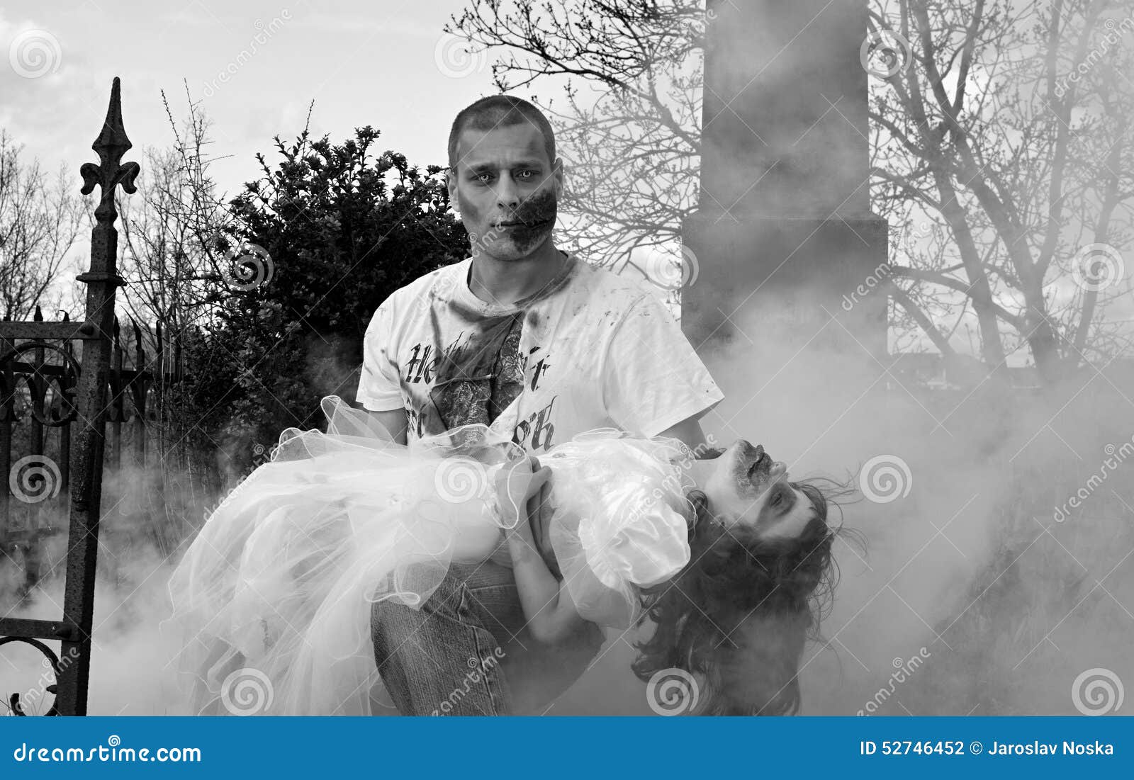 Zombie attack stock photo. Image of carnival, dark, fantasy - 52746452