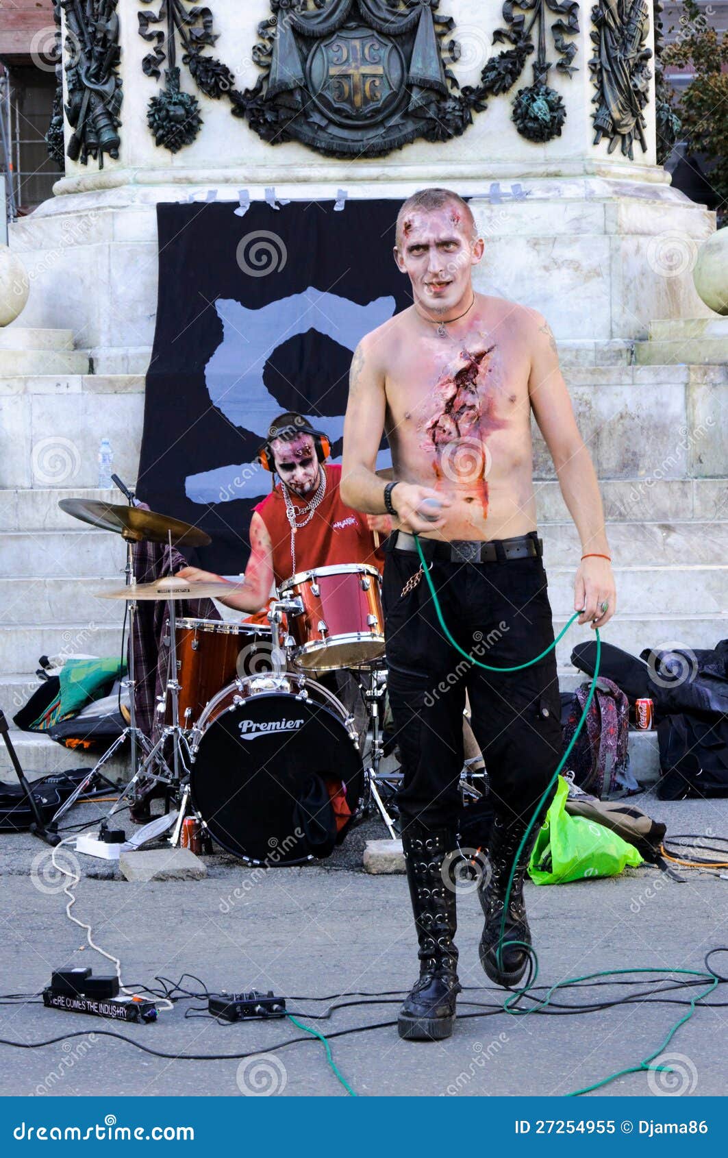 Zombie band editorial image. Image of singing, music - 27254955