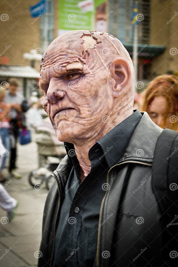 Zombie closeup editorial stock image. Image of closeup - 26319729