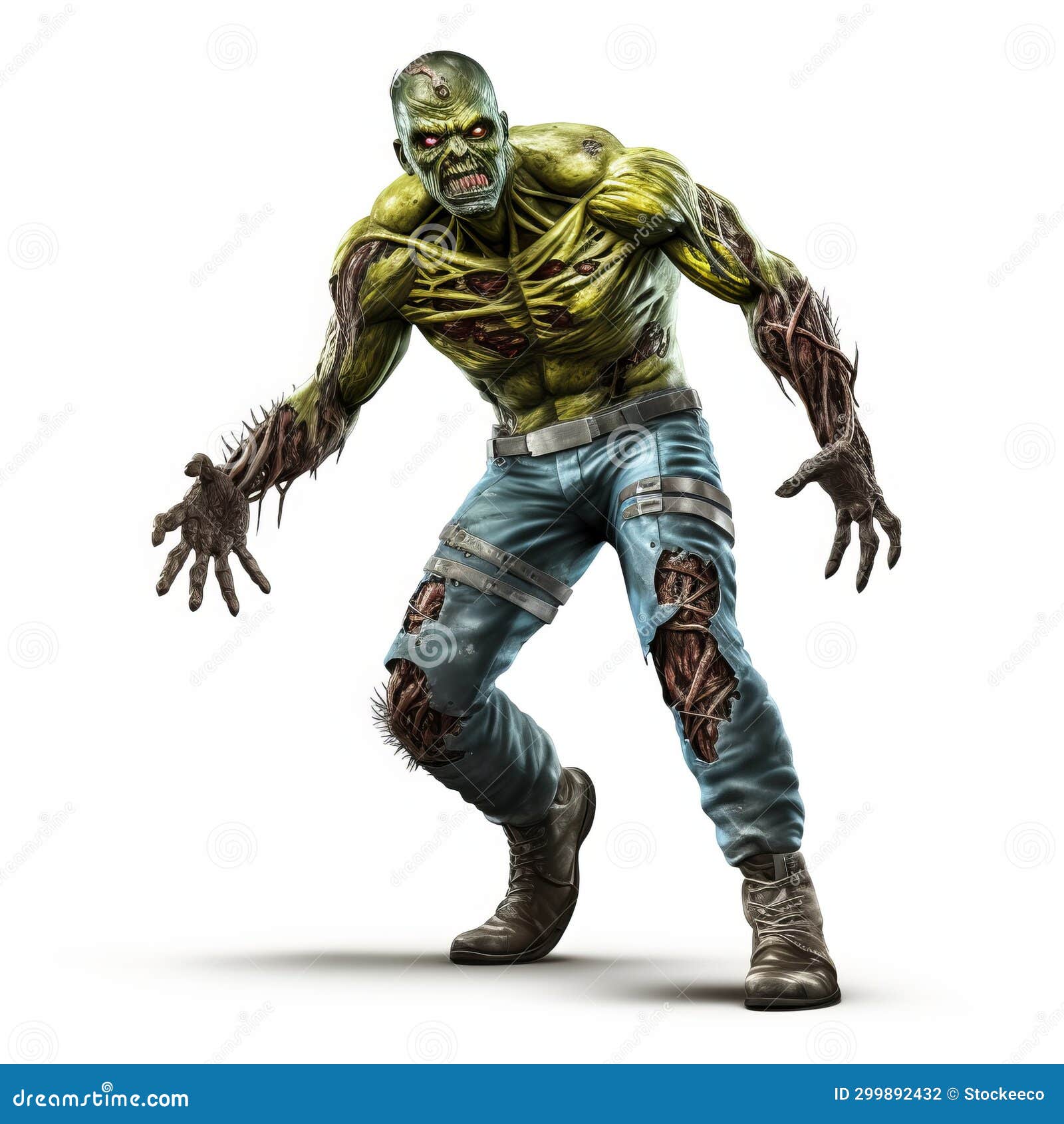 Superhero-inspired Zombie Character with Realistic and Detailed ...