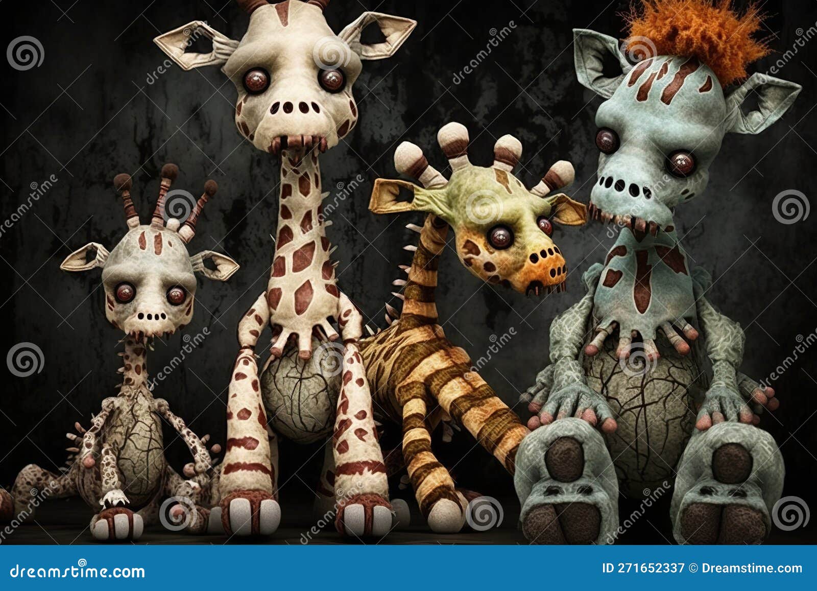 Scary Giraffe Drawing