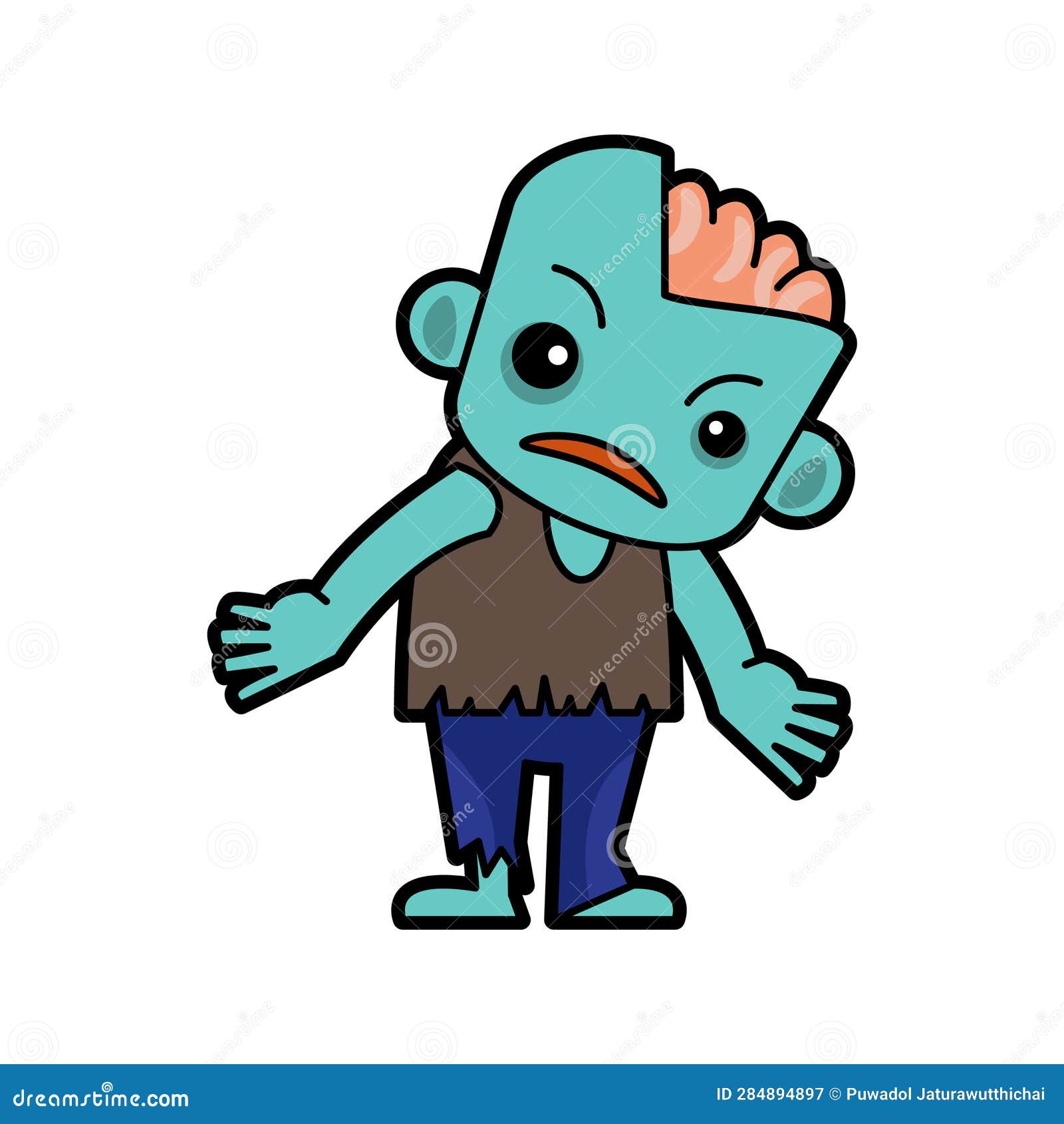 Zombie Halloween Font. Jelly Slim Colorful Letters And Numbers ...