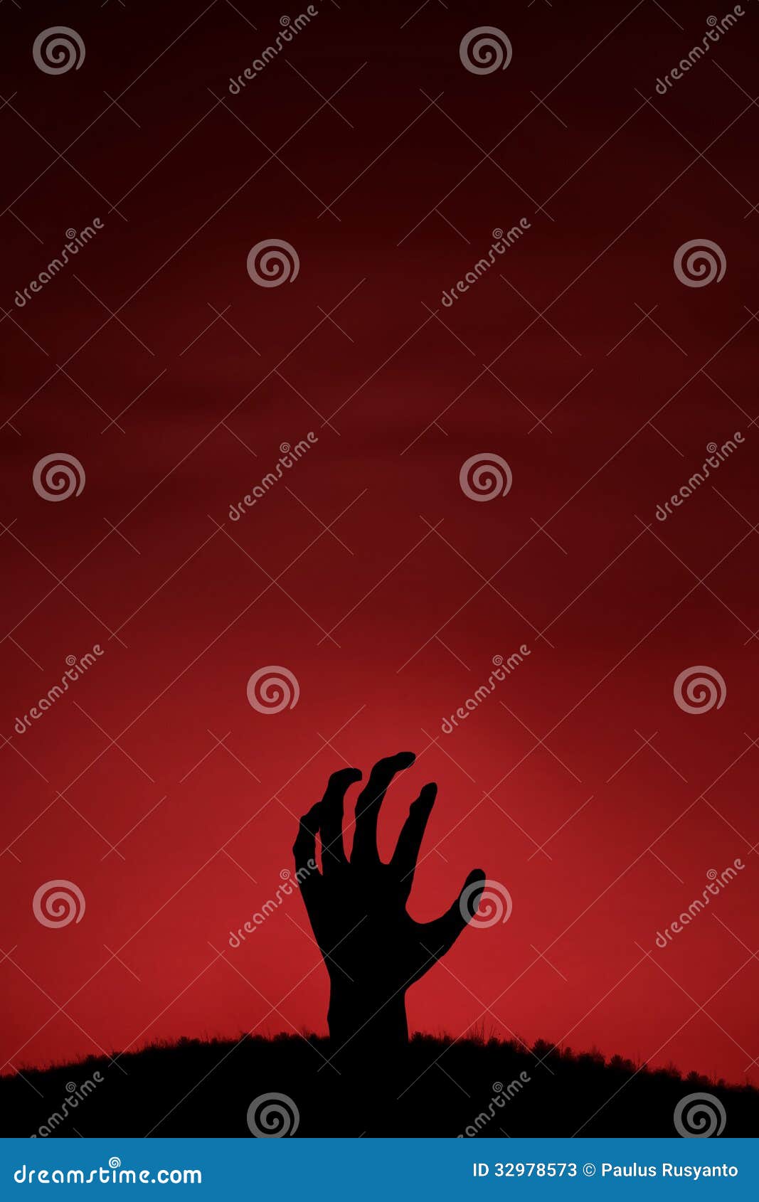 Zombie hand coming up stock image. Image of black, death - 32978573