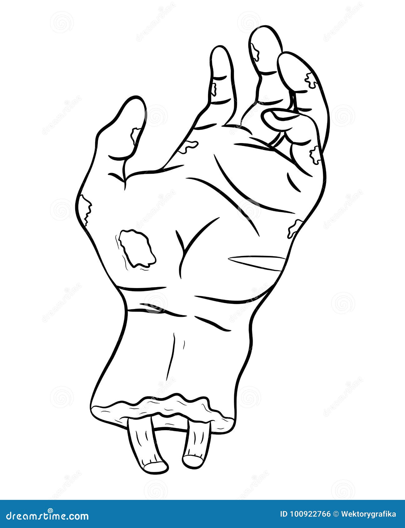 Zombie Hand Vector Symbol Icon Design. Beautiful Illustration is Stock ...