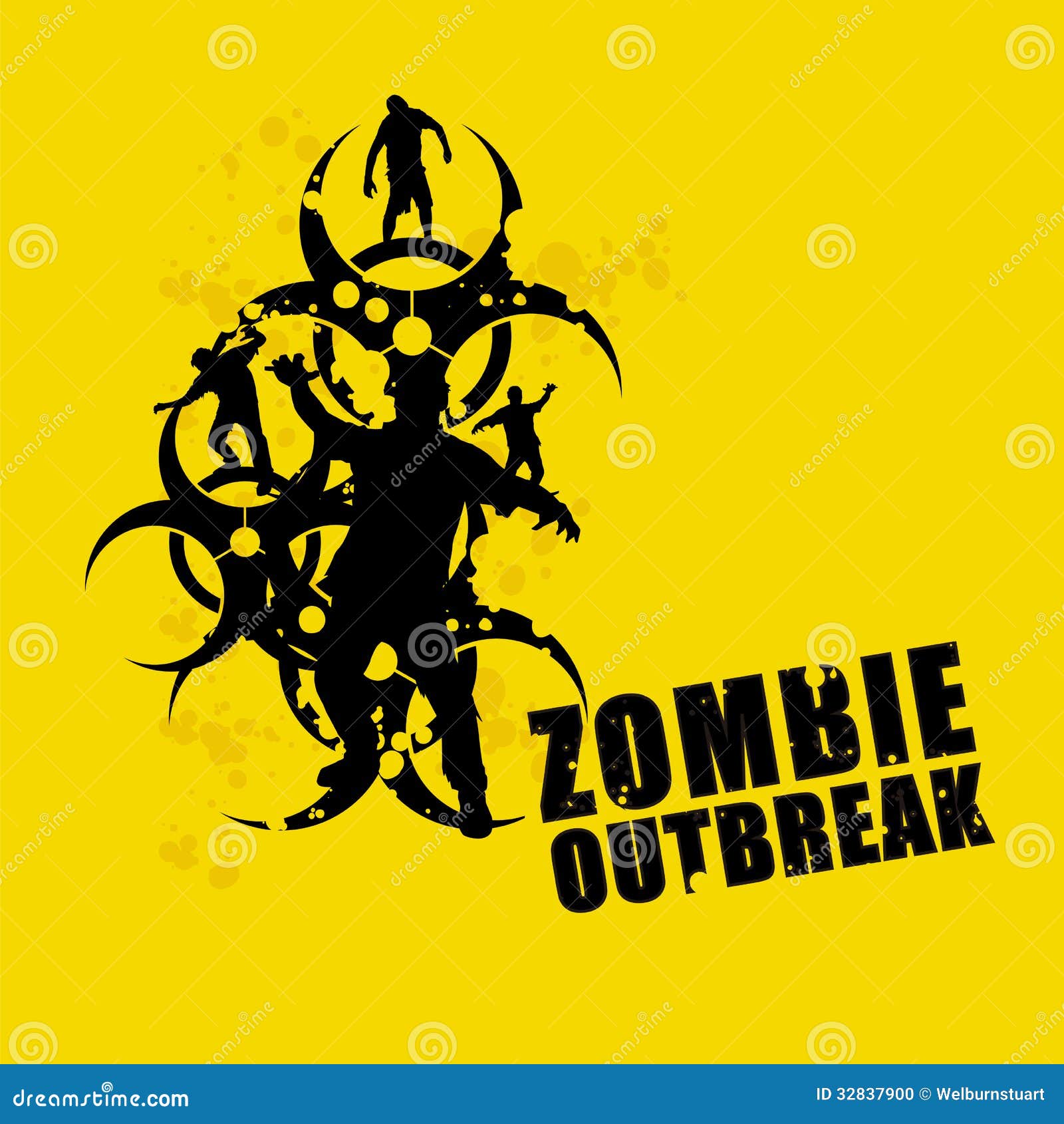 Biohazard Sign Zombie