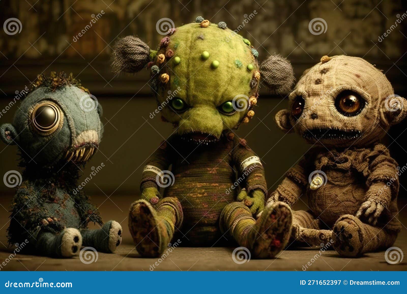 Zombie Humanoid Aliens Teddy Bears, Created with Generative AI ...