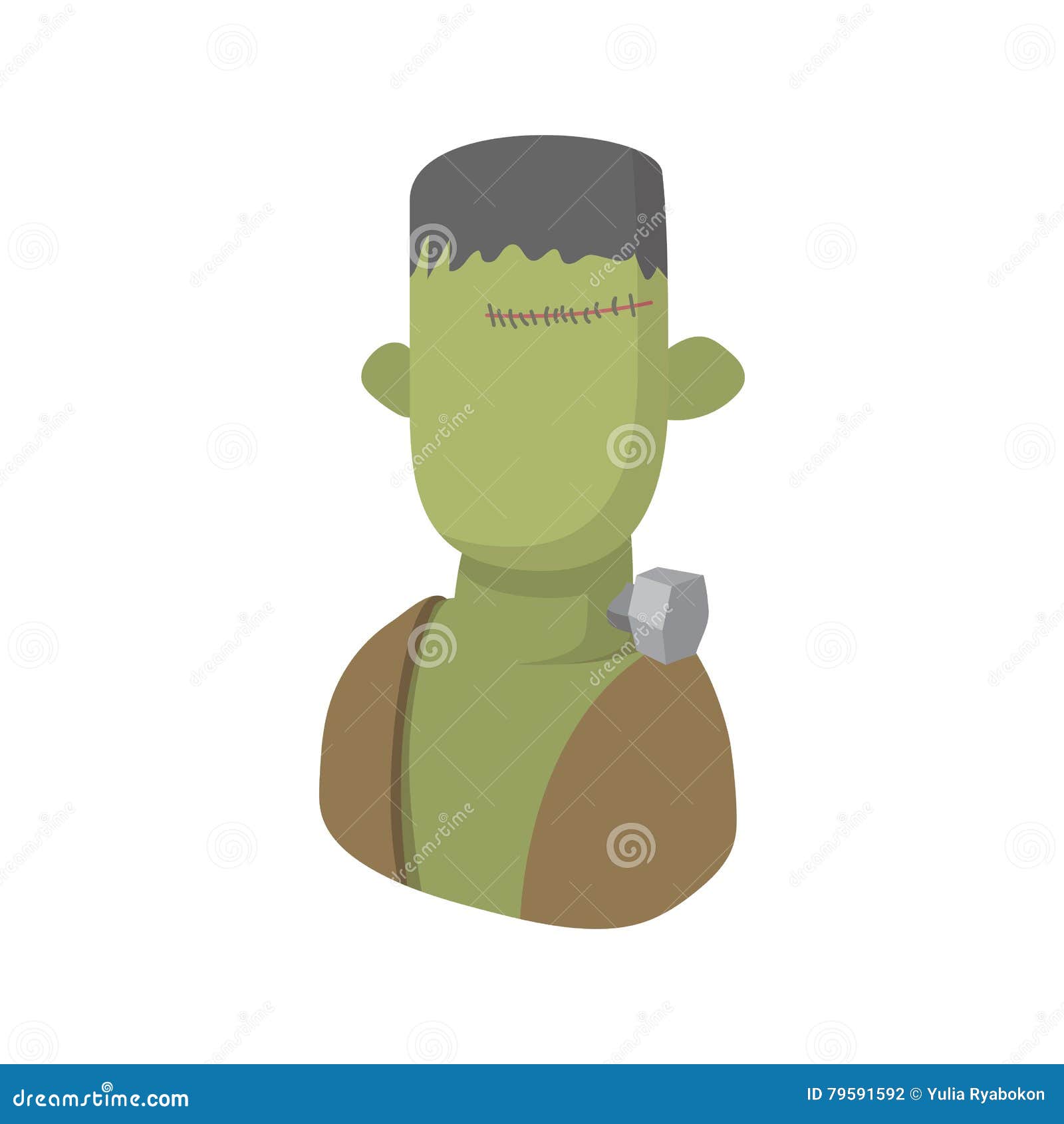 Zombie Icon Cartoon | CartoonDealer.com #88447967