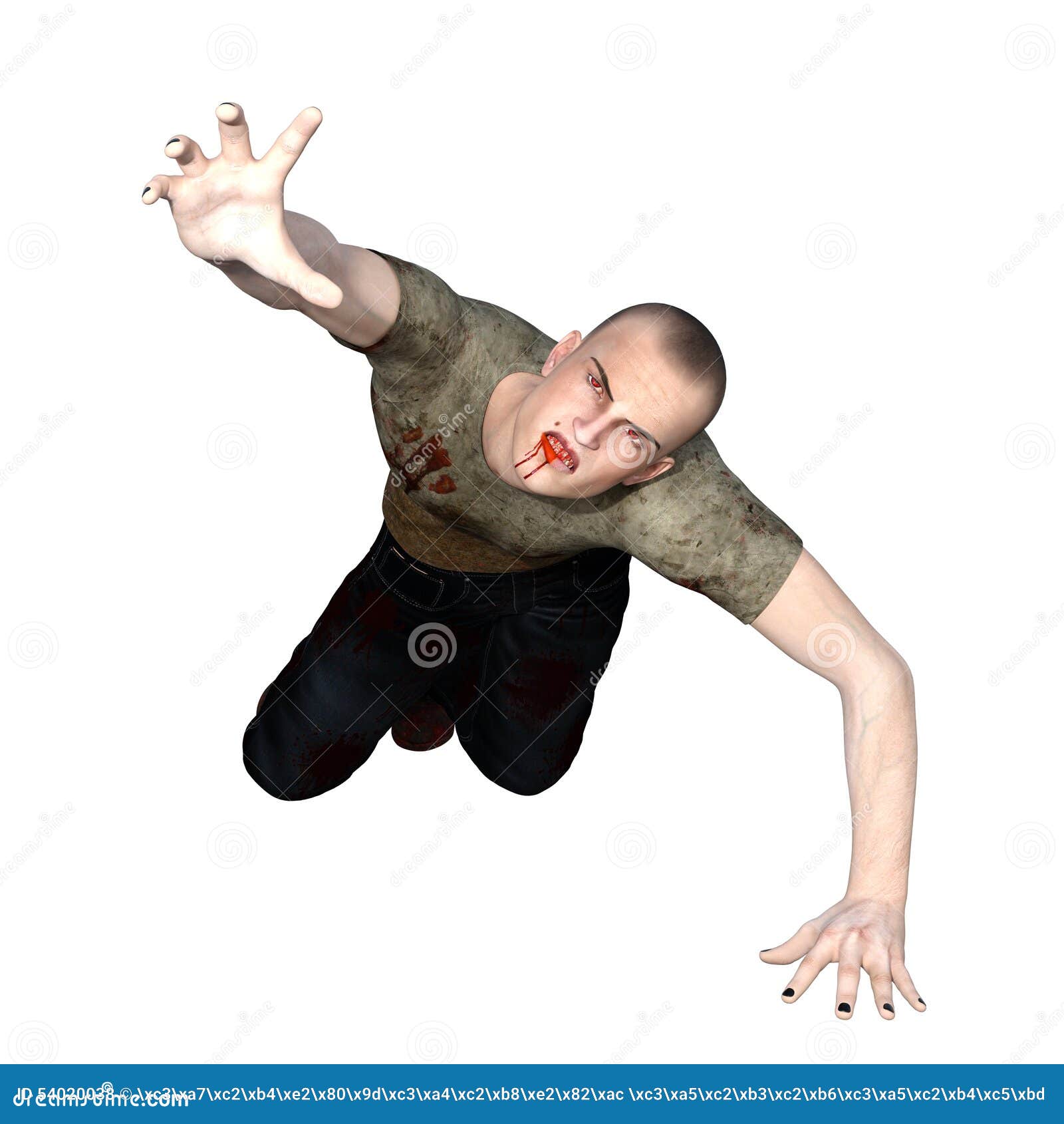 Zombie stock illustration. Illustration of infection - 54020038