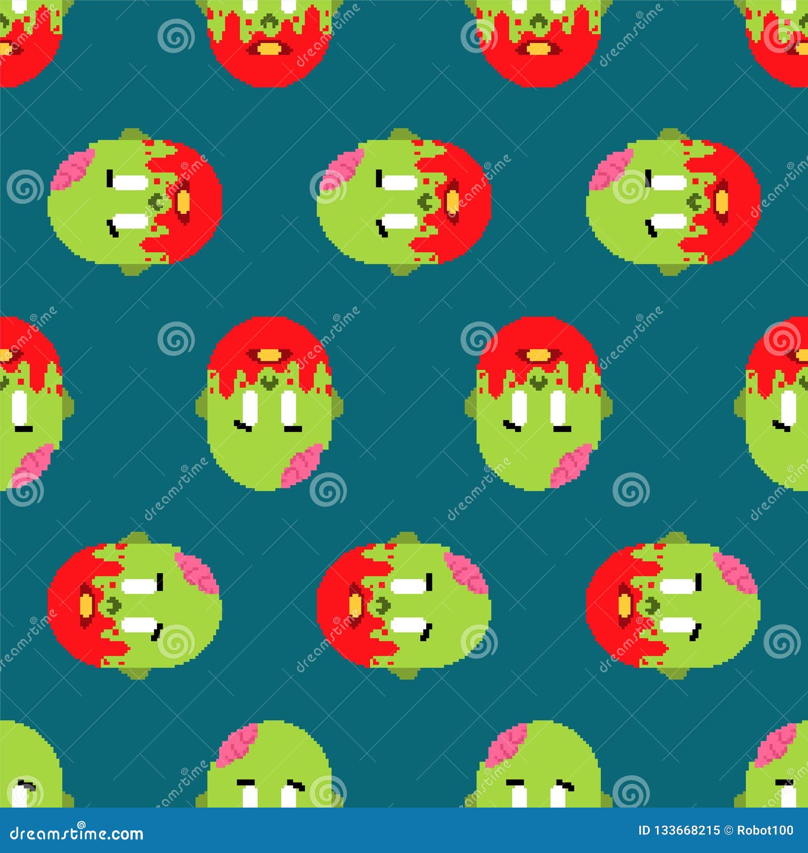 Zombie Head Icon, Zombie Symbol Halloween Icon. Colorful Flat Corpse ...