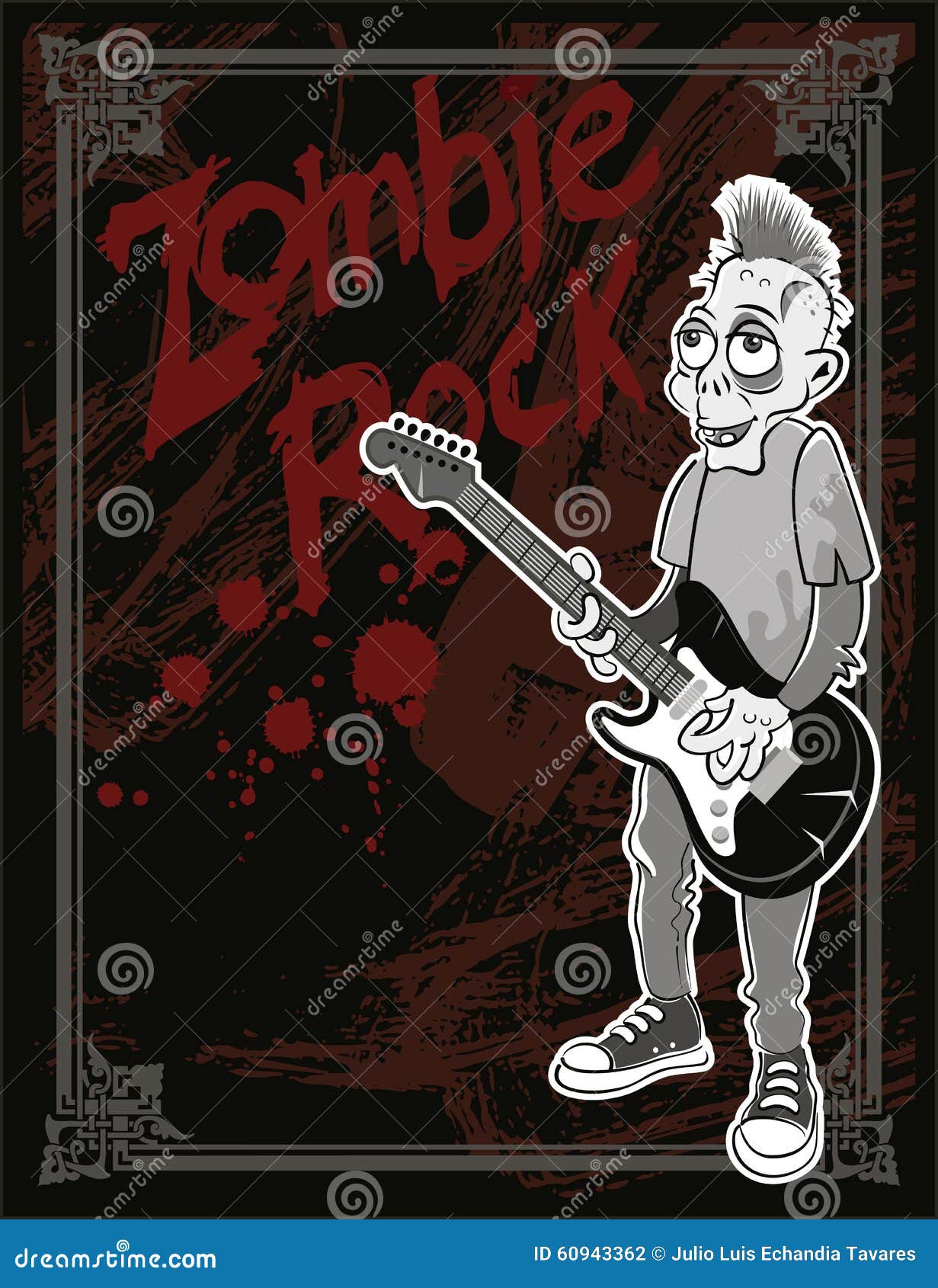 Zombie Rock Hand Pixel Art. Zombies Rock And Roll Fingers Sign 8 Vector ...
