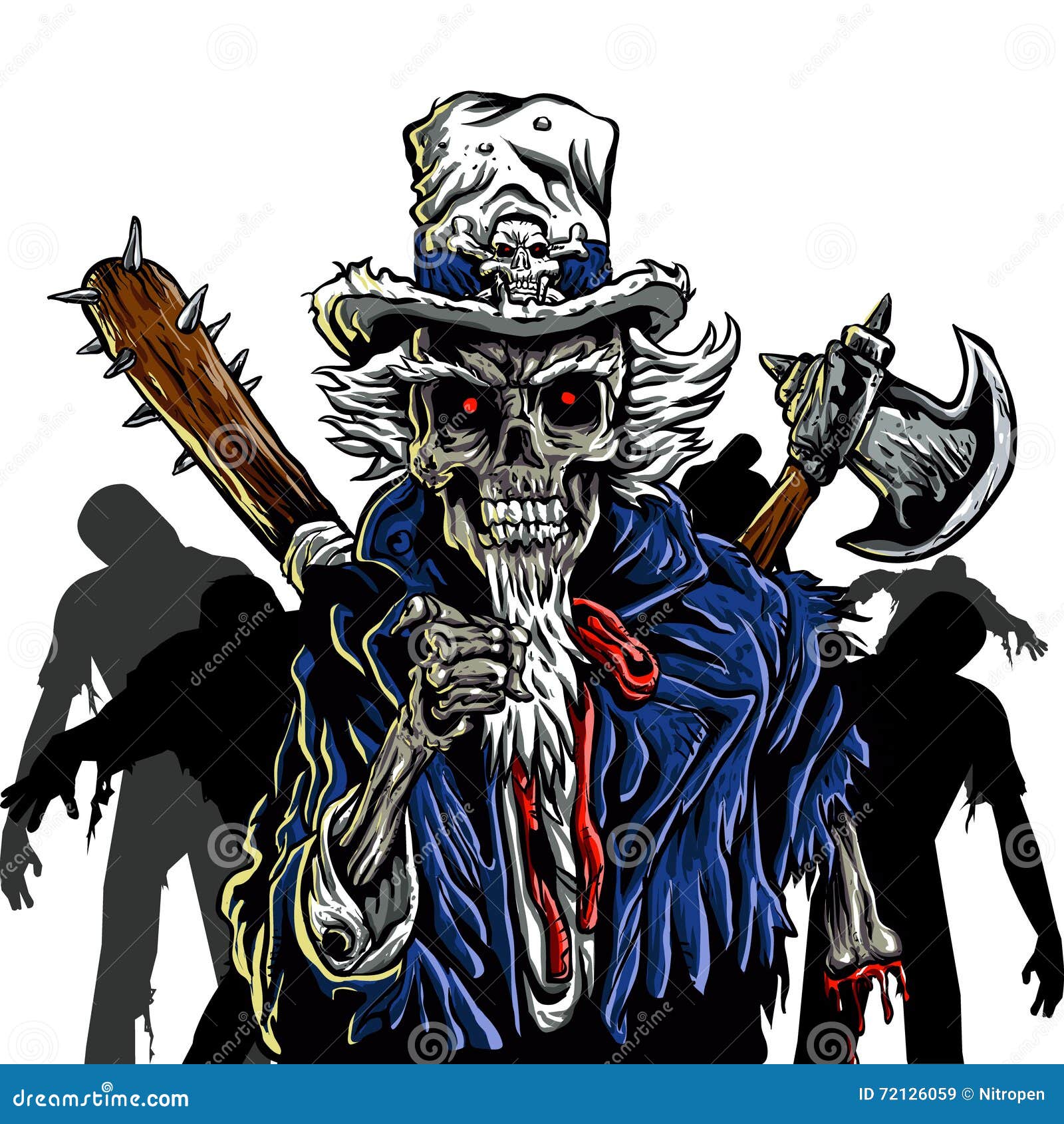 Uncle Sam Hat Royalty-Free Stock Photography | CartoonDealer.com #18563063