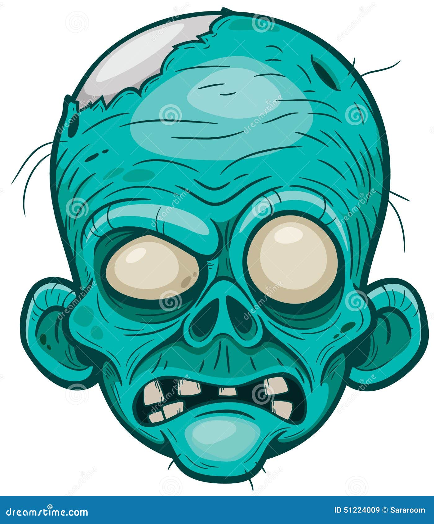 Zombie stock vector. Illustration of running, colorful - 51224009