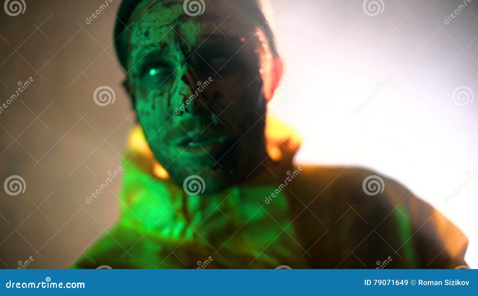 Zombies burned in the room stock video. Video of costume - 79071649