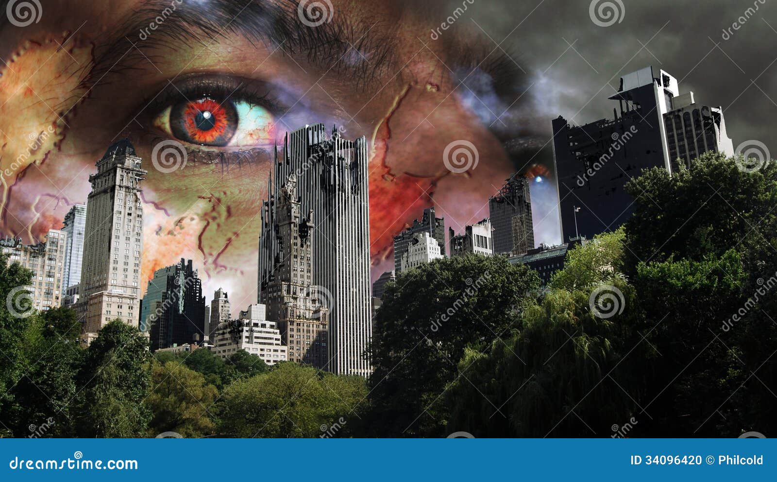Zombies invasion stock illustration. Illustration of contamination ...