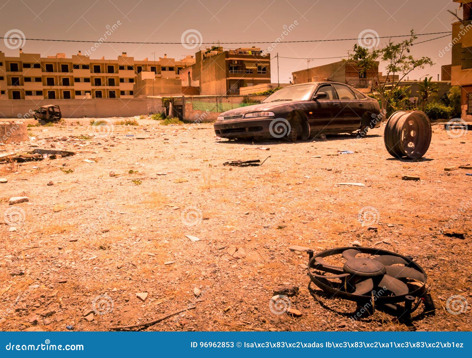 Zone of War, Abandoned Area Stock Image - Image of history, military ...