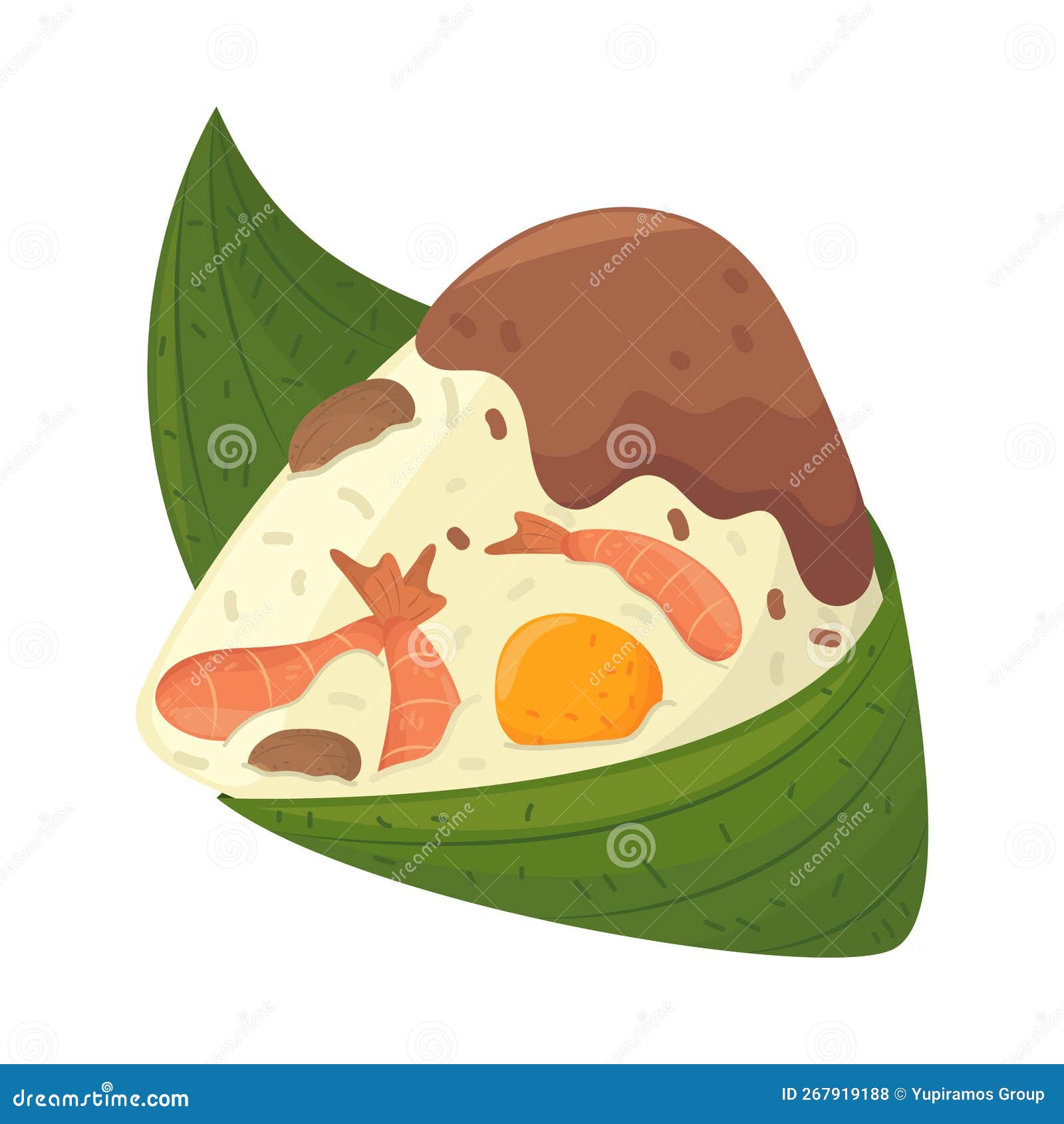 Zongzi icon vector stock illustration. Illustration of delicious ...