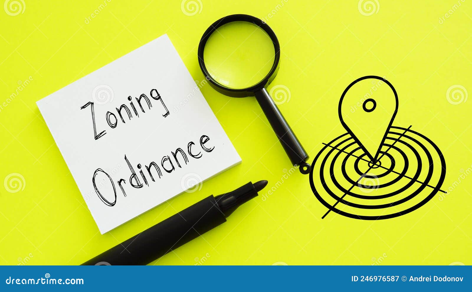 Zoning Ordinance is Shown Using the Text Stock Image - Image of ...