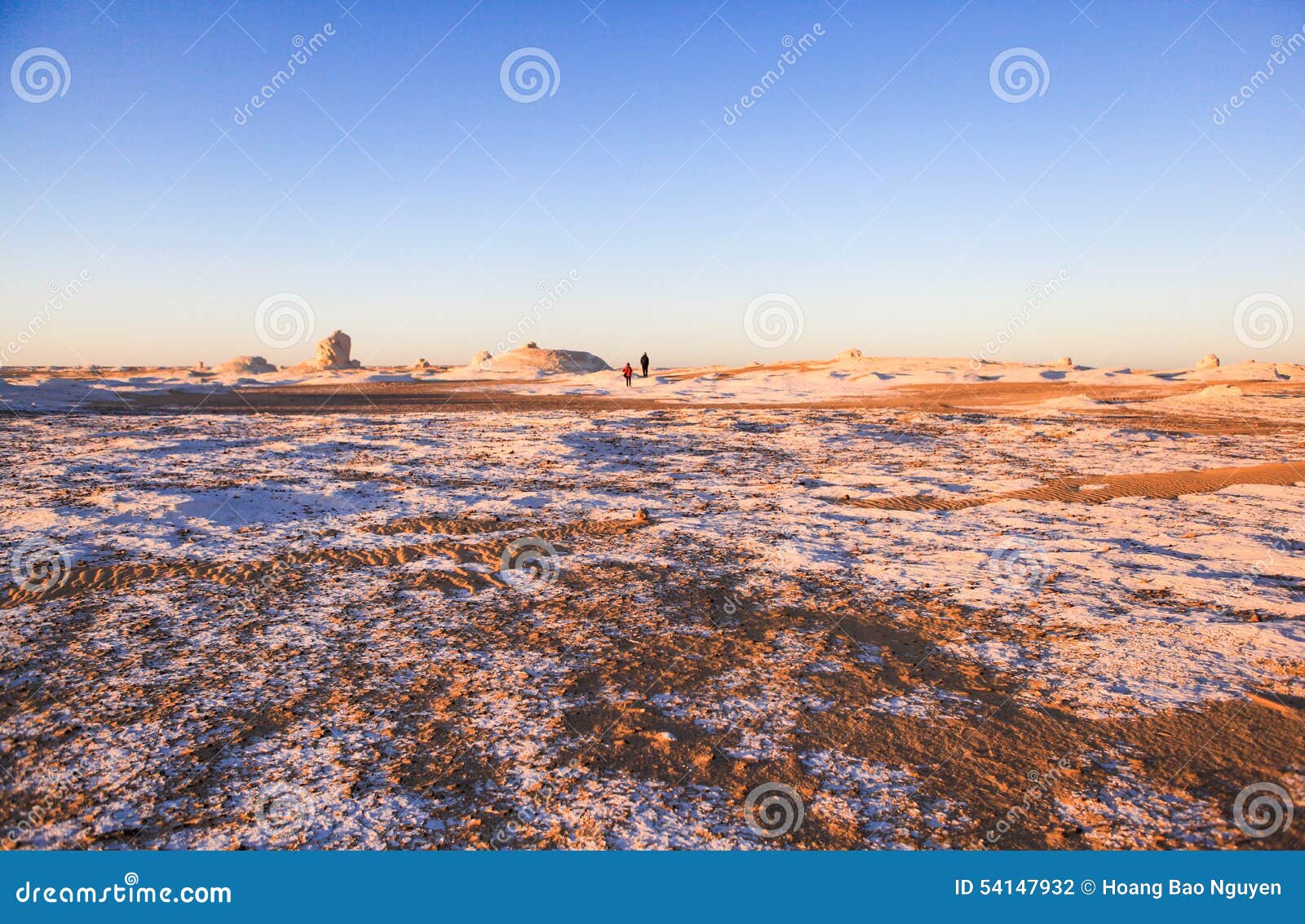 Zonsopgang Bij Witte Woestijn, Egypte Stock Foto - Image of park ...