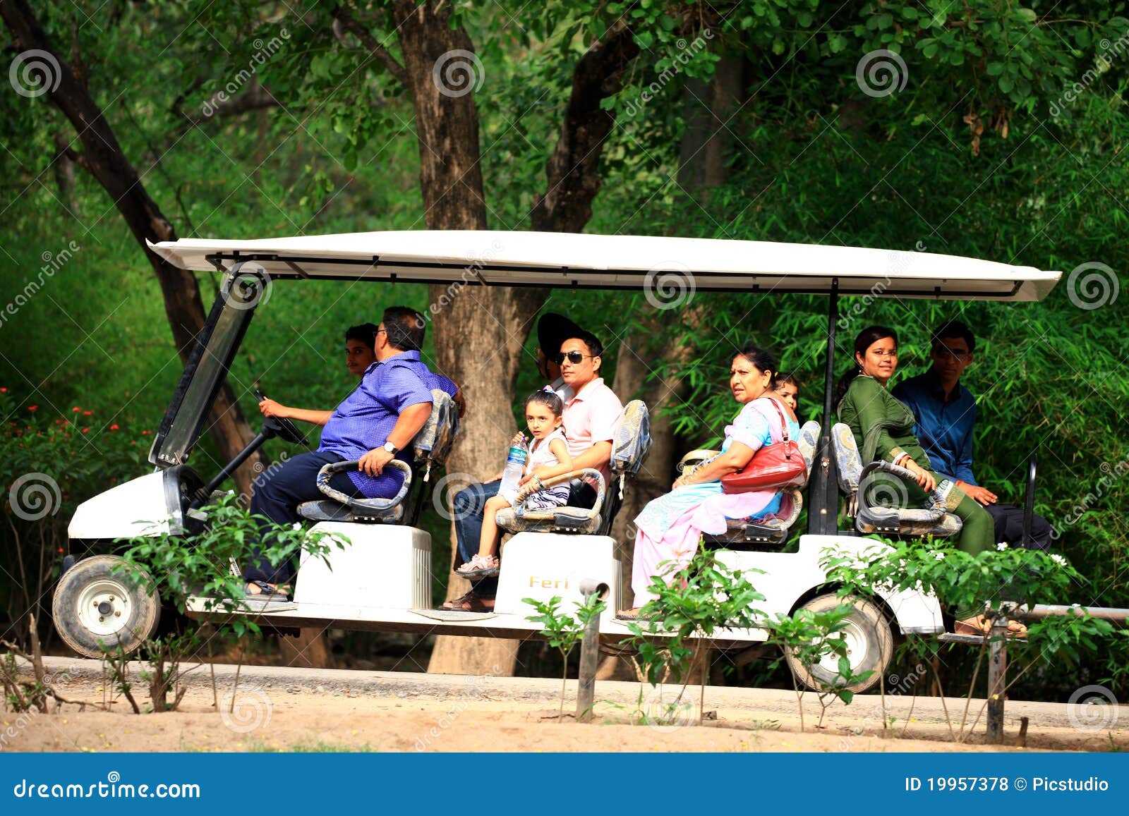 Zoo car editorial stock photo. Image of safari, greenery - 19957378