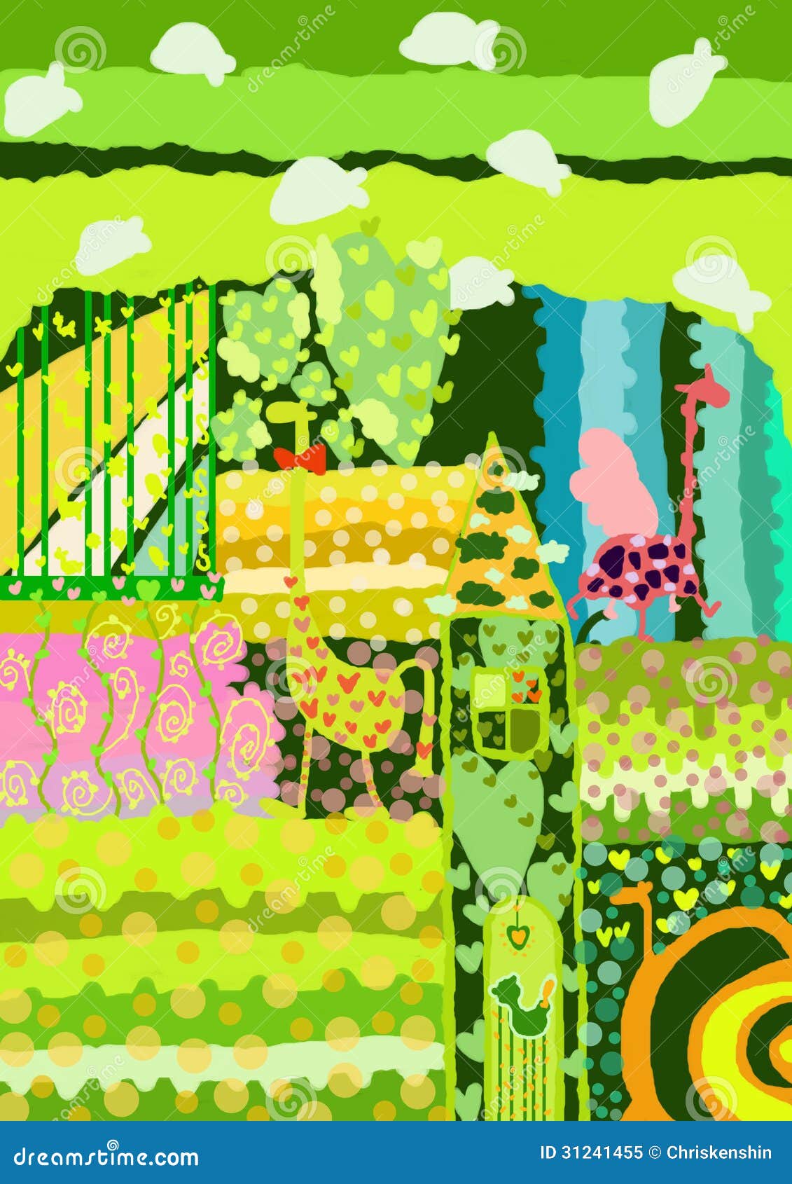 The zoo stock illustration. Illustration of childhood - 31241455