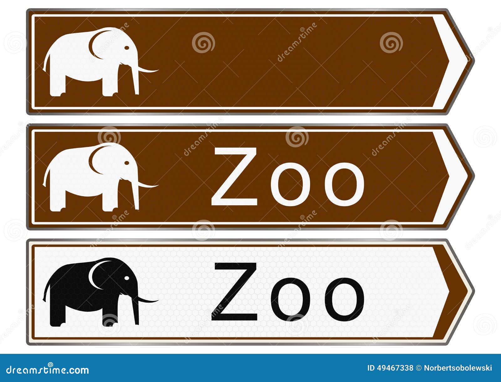 Zoo Sign Stock Illustration - Image: 49467338