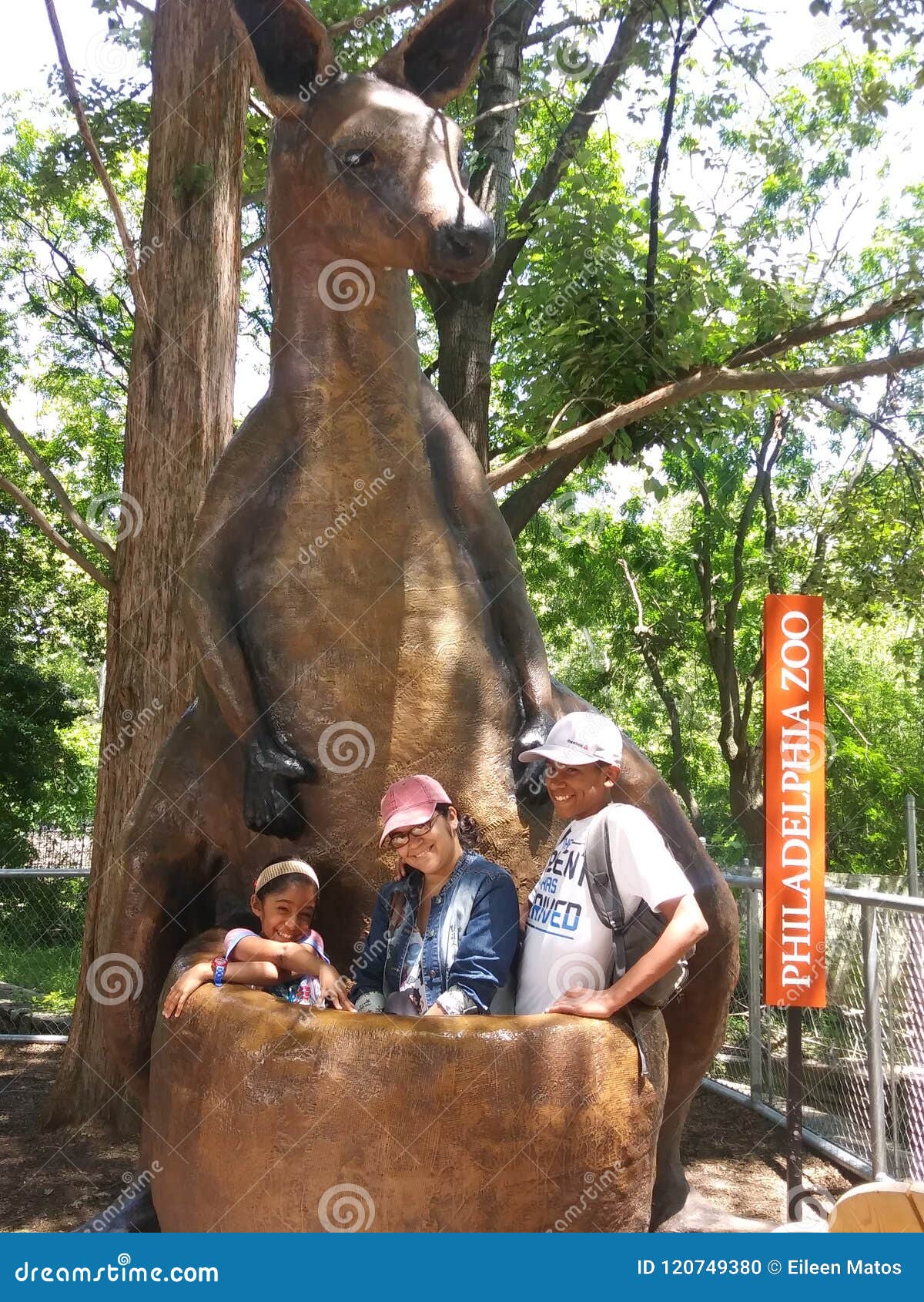 Family Inside Kangaroo Pouch Editorial Image - Image of trip, family ...