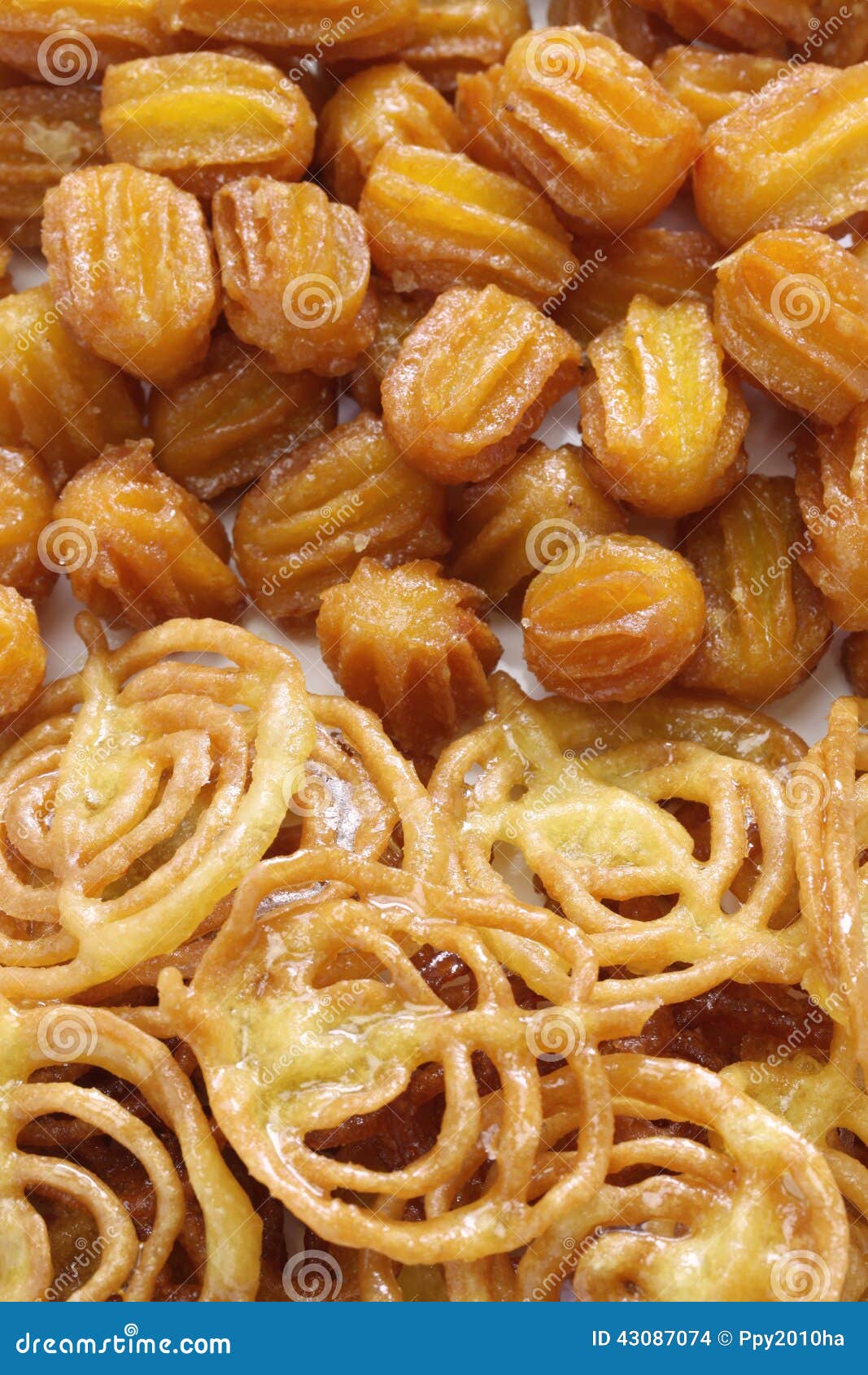 Zoolbia & bamieh stock photo. Image of cooking, iran - 43087074