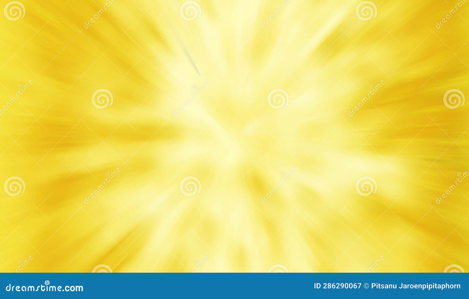 Zoom Anime Yellow-gold Speed Line Anime for Comic Stock Illustration ...