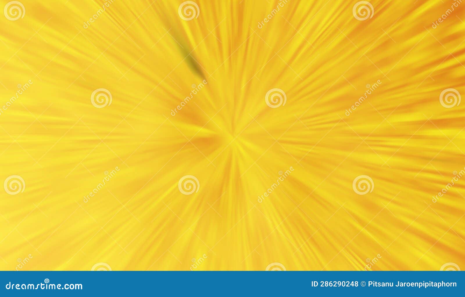 Zoom Anime Yellow-orange Speed Line Anime for Comic Stock Illustration ...