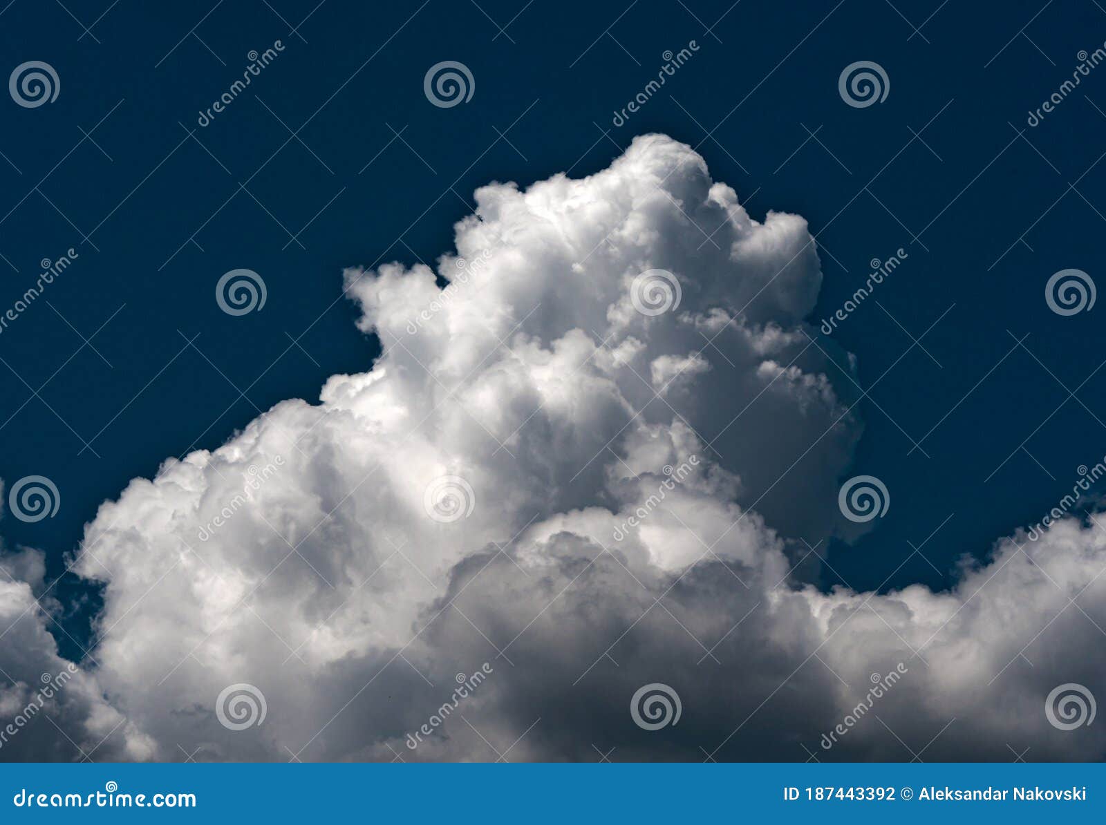 Big clouds in sky stock photo. Image of meteorology - 187443392
