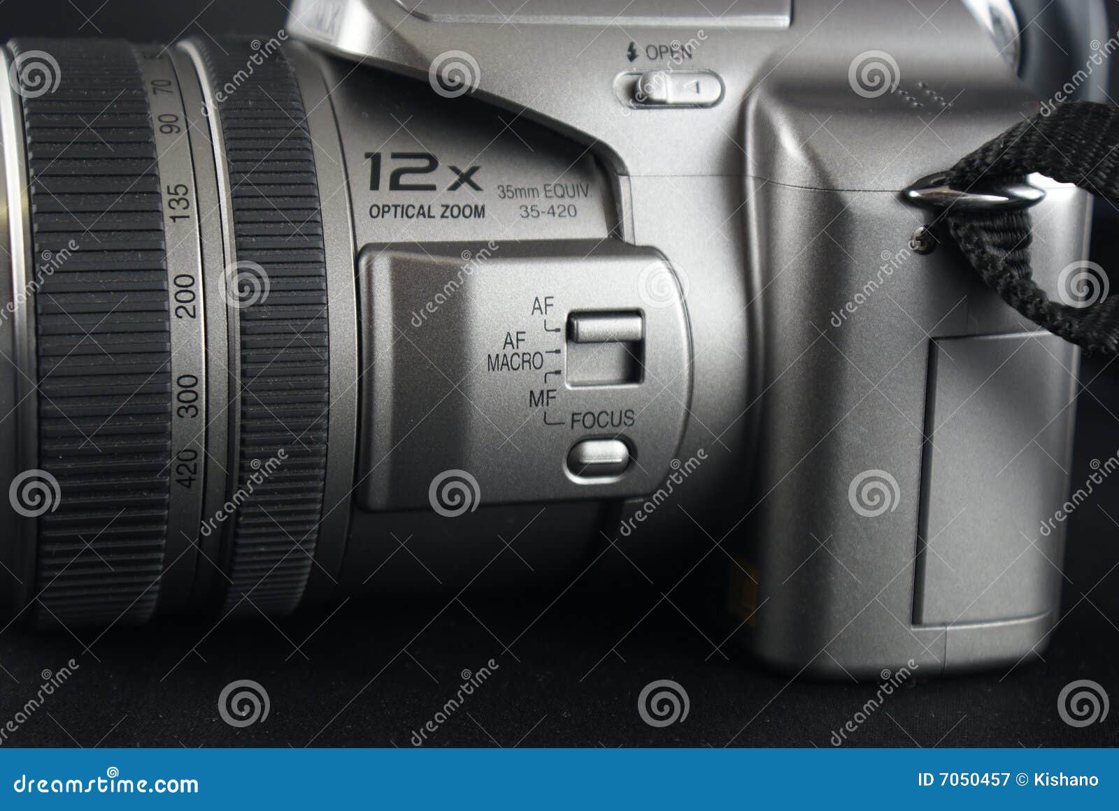 Zoom camera close up stock image. Image of long, electronic - 7050457