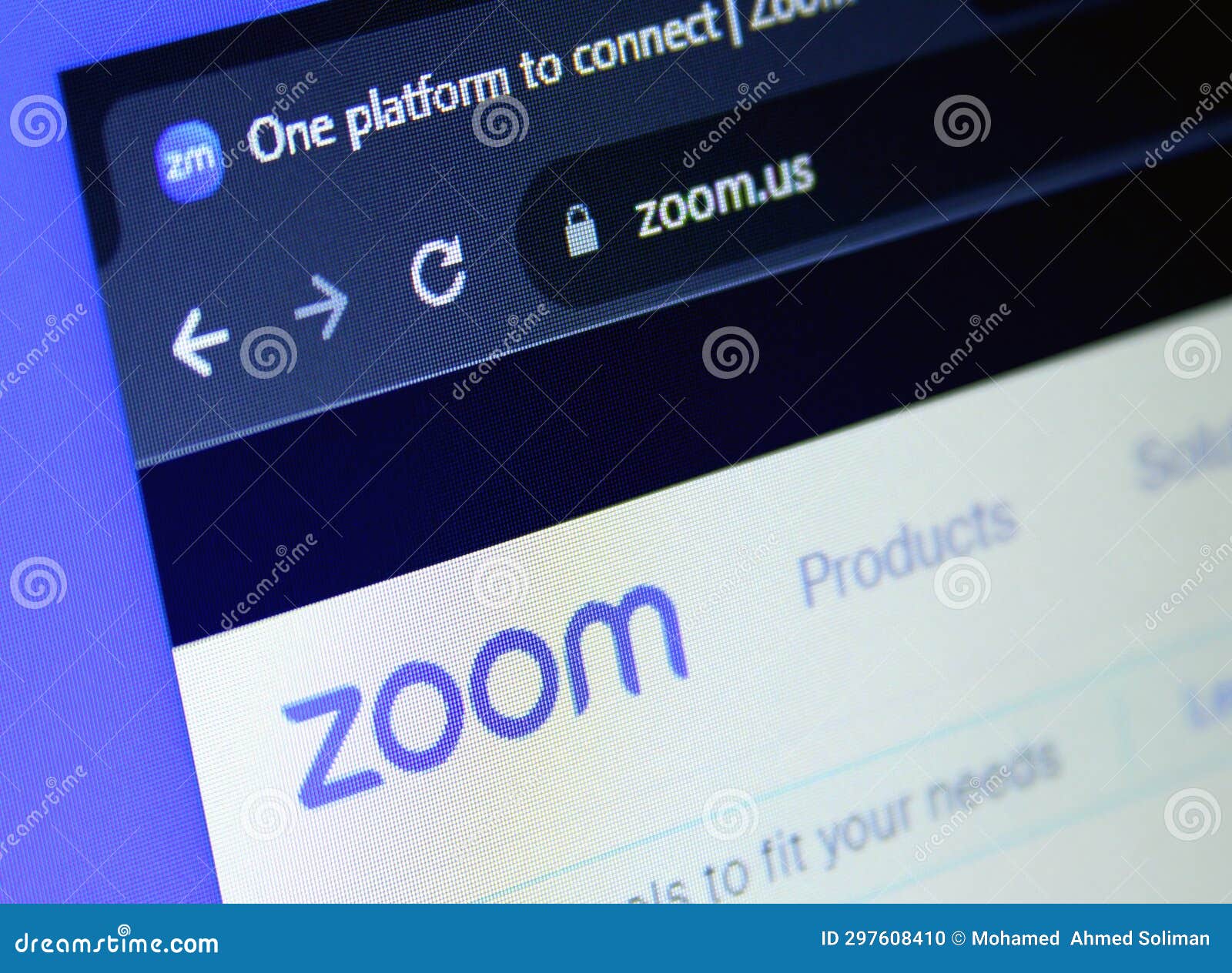 Zoom logo editorial image. Image of mobile, graphic - 297608410