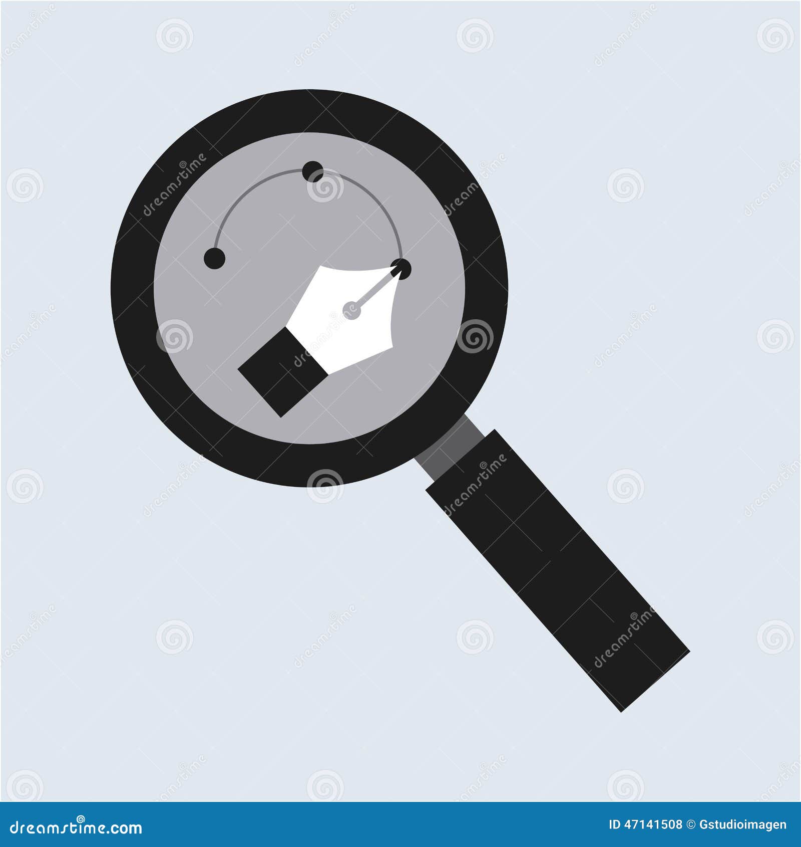 Zoom design stock vector. Illustration of vector, white - 47141508