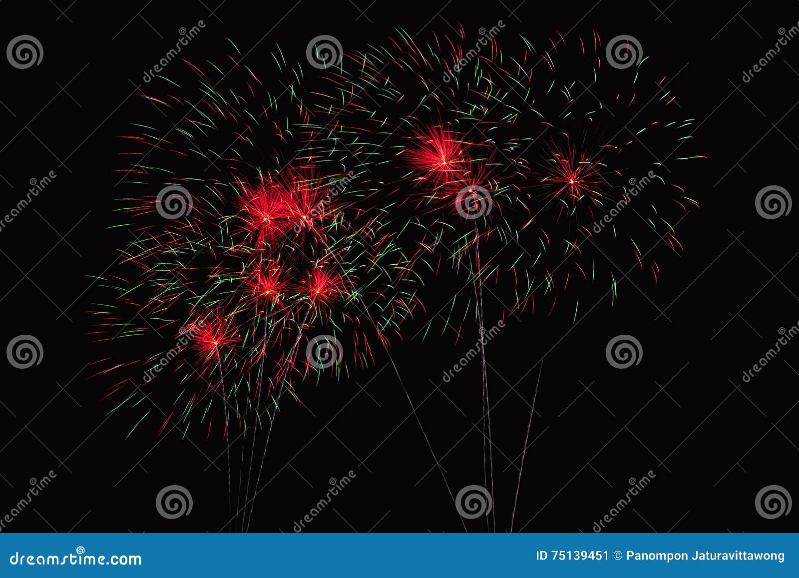 Zoom in fireworks show stock image. Image of zoom, colour - 75139451