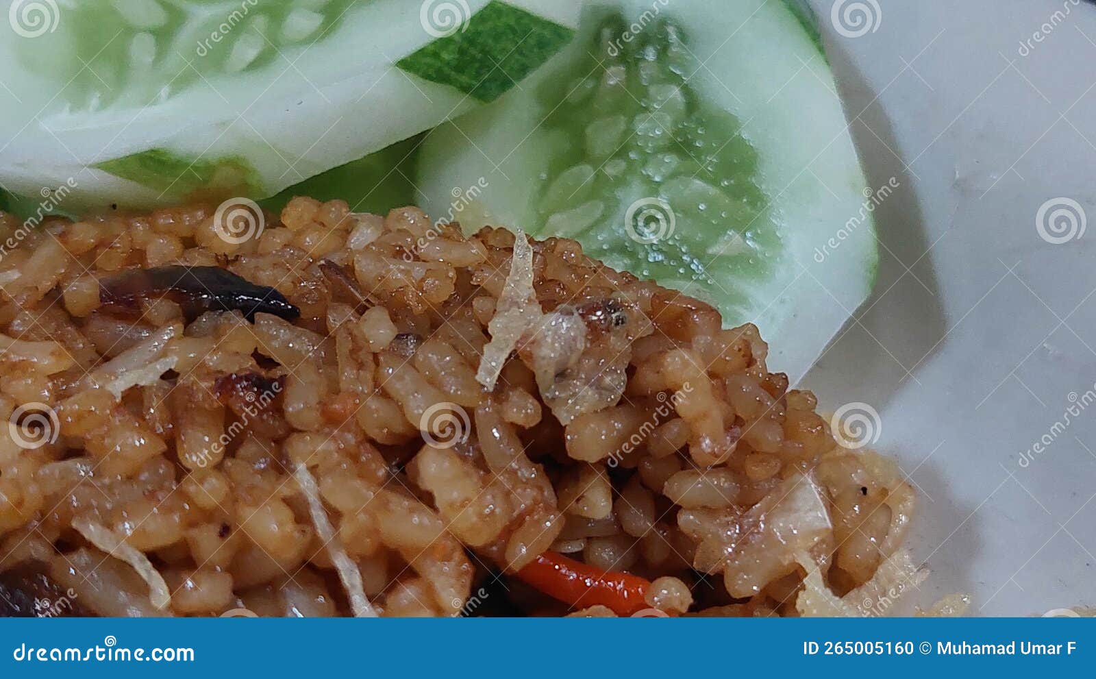 A Zoom in Fried Rice for Today Breakfast Menu, 28 December 2022 Stock ...