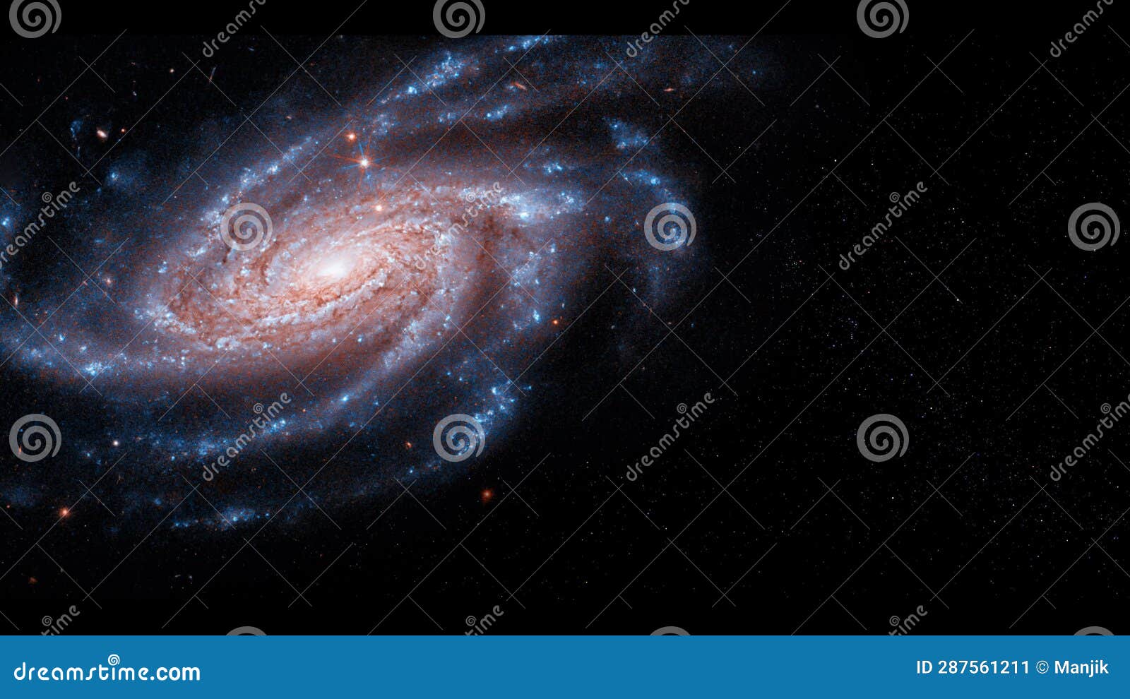 Zoom on a Galaxy in the Deep Space Stock Video - Video of deep, space ...