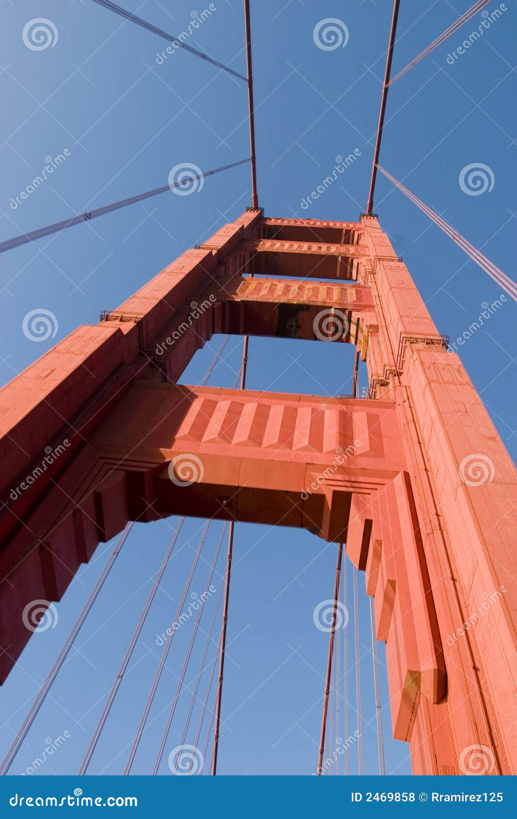 Zoom of Golden Gate Sunny stock photo. Image of national - 2469858