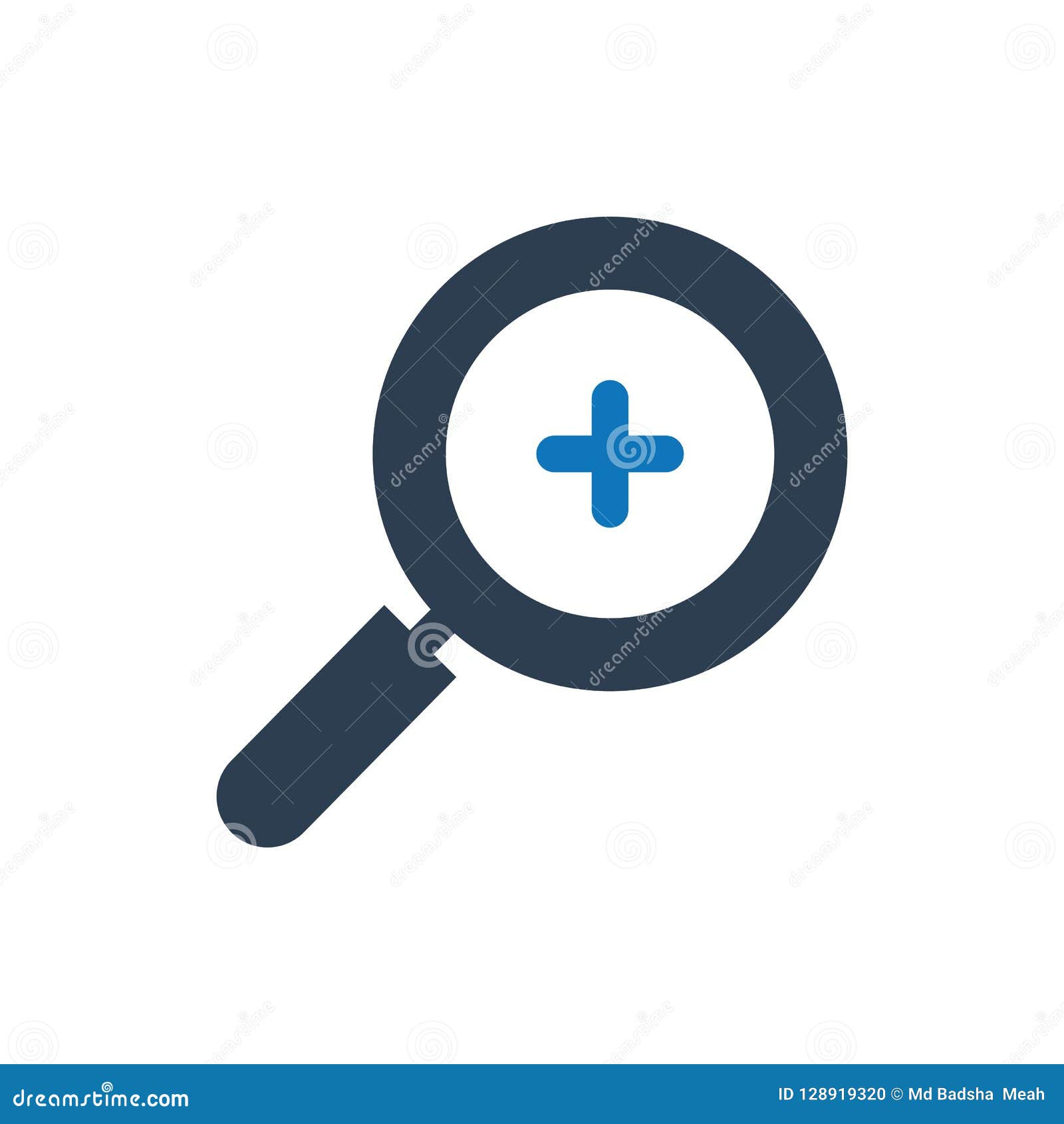 Zoom In Icon Vector Illustration | CartoonDealer.com #128919320