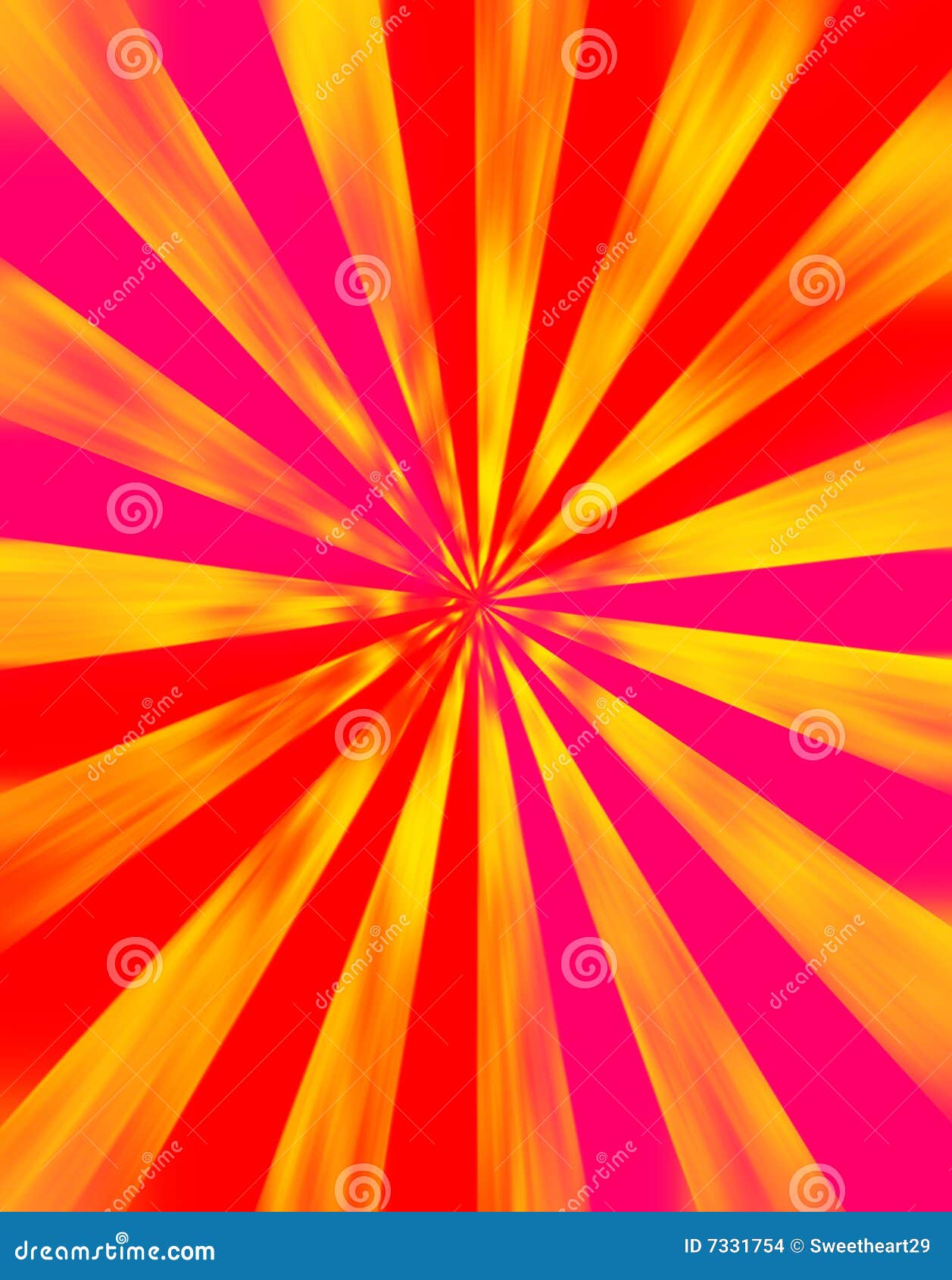 Zoom Illusion stock illustration. Illustration of lights - 7331754