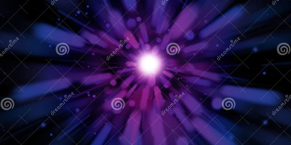 Zoom Laser Light Line Explosion of Light Diffused Laser Light 3D ...