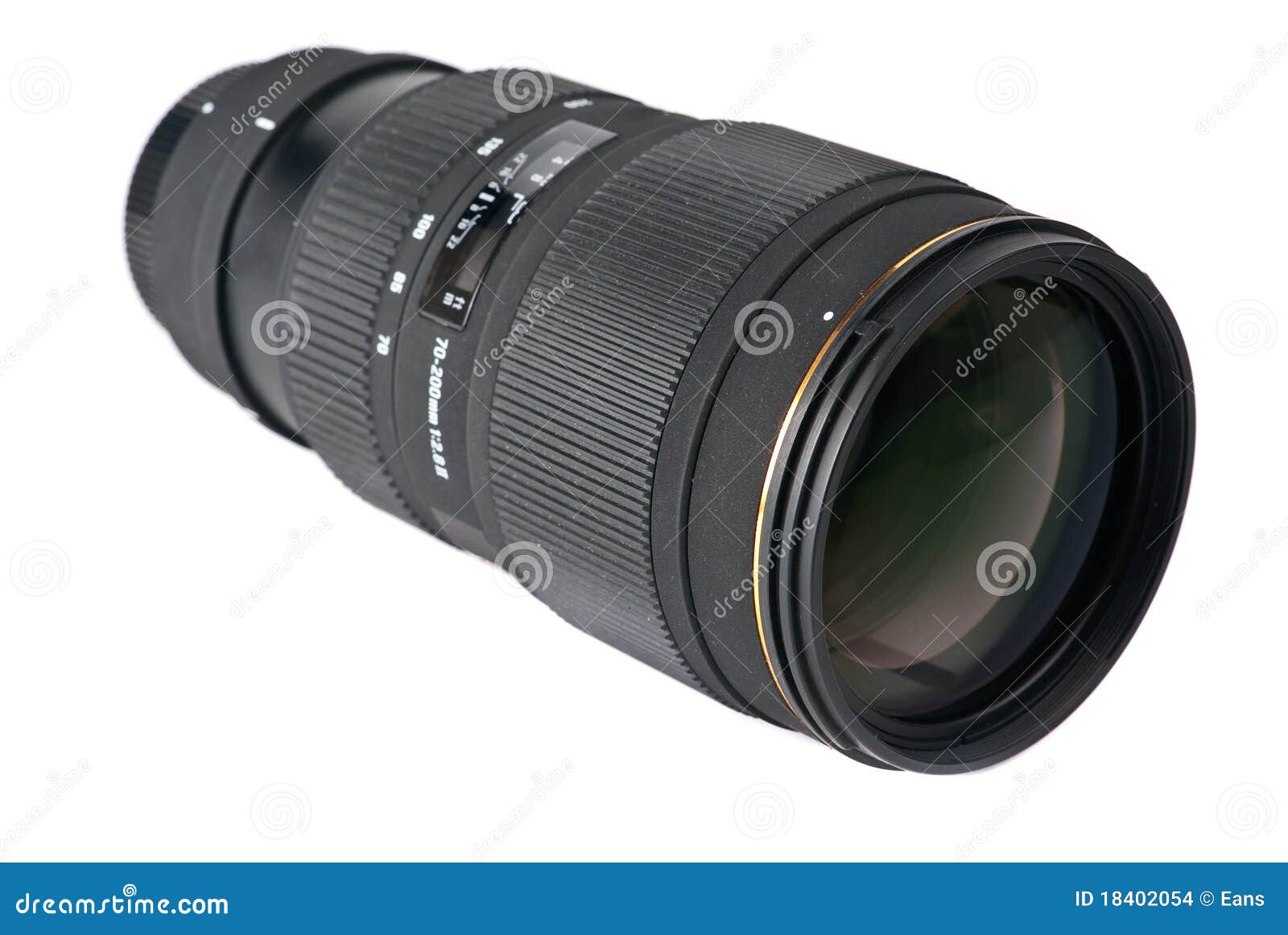 Zoom lens stock photo. Image of lens, optics, isolated - 18402054